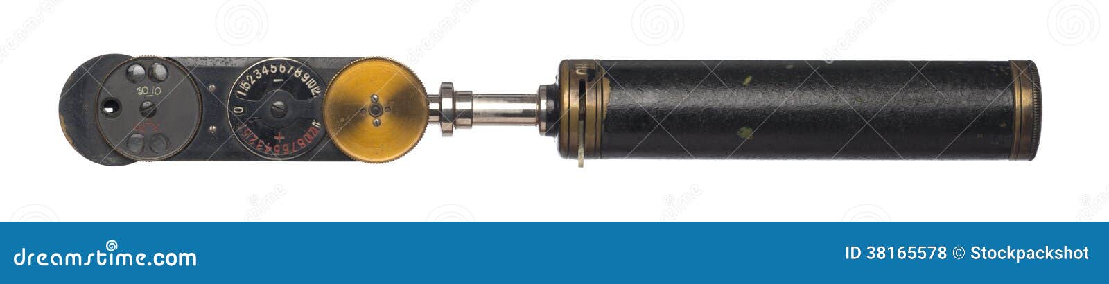 Isolated Old Ophthalmoscope Stock Photo - Image of obsolete, antique ...