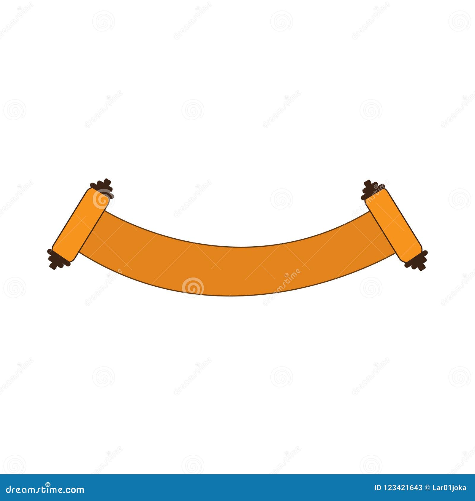 Isolated Old Parchment Icon Stock Vector - Illustration of letter ...