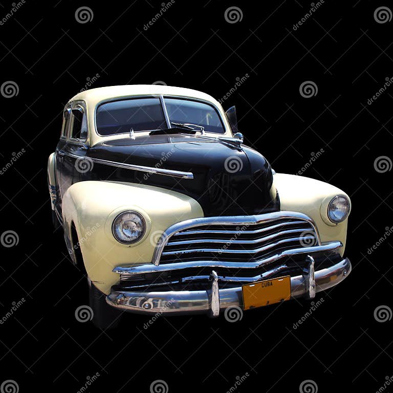 Isolated oldtimer stock image. Image of chevrolet, cadillac - 3754301