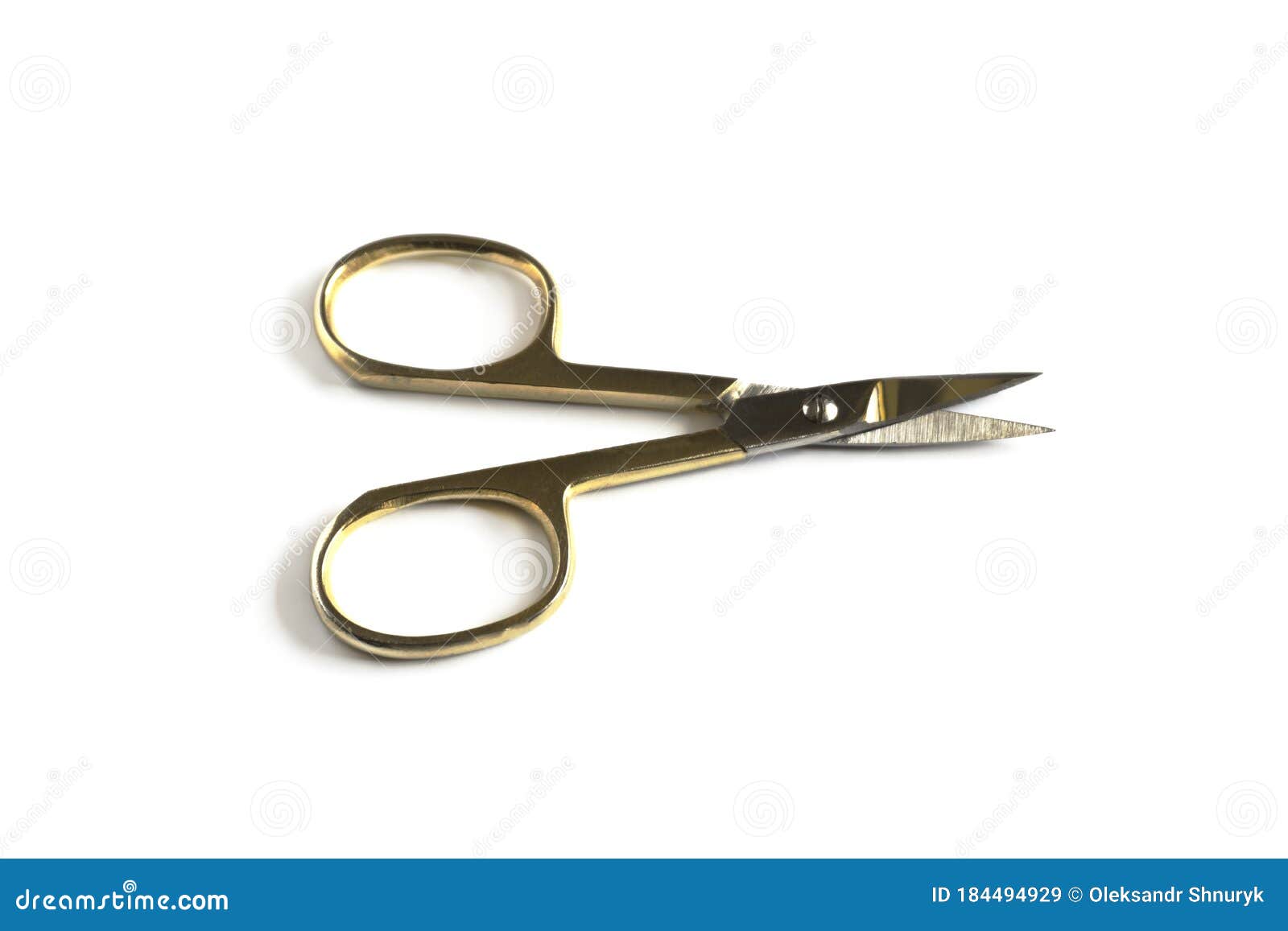 Isolated Open Metal Scissors with Shadow Stock Image - Image of cutter ...