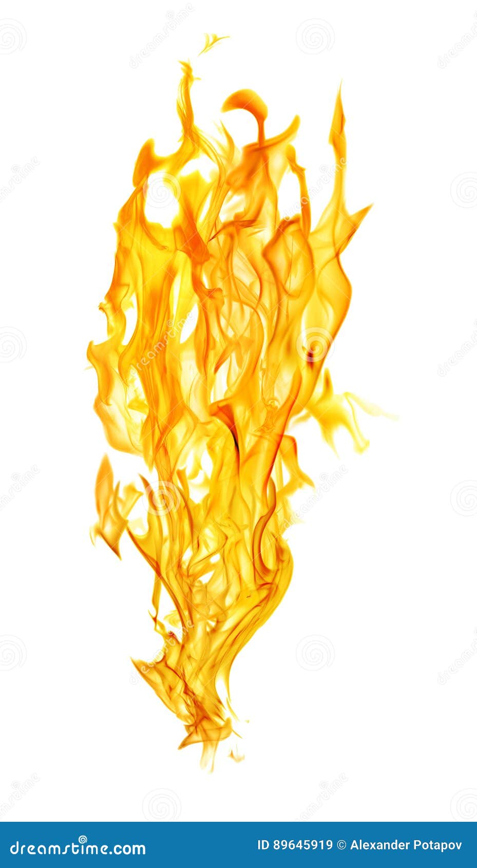 Isolated Orange Fire Spark on White Background Stock Image - Image of ...
