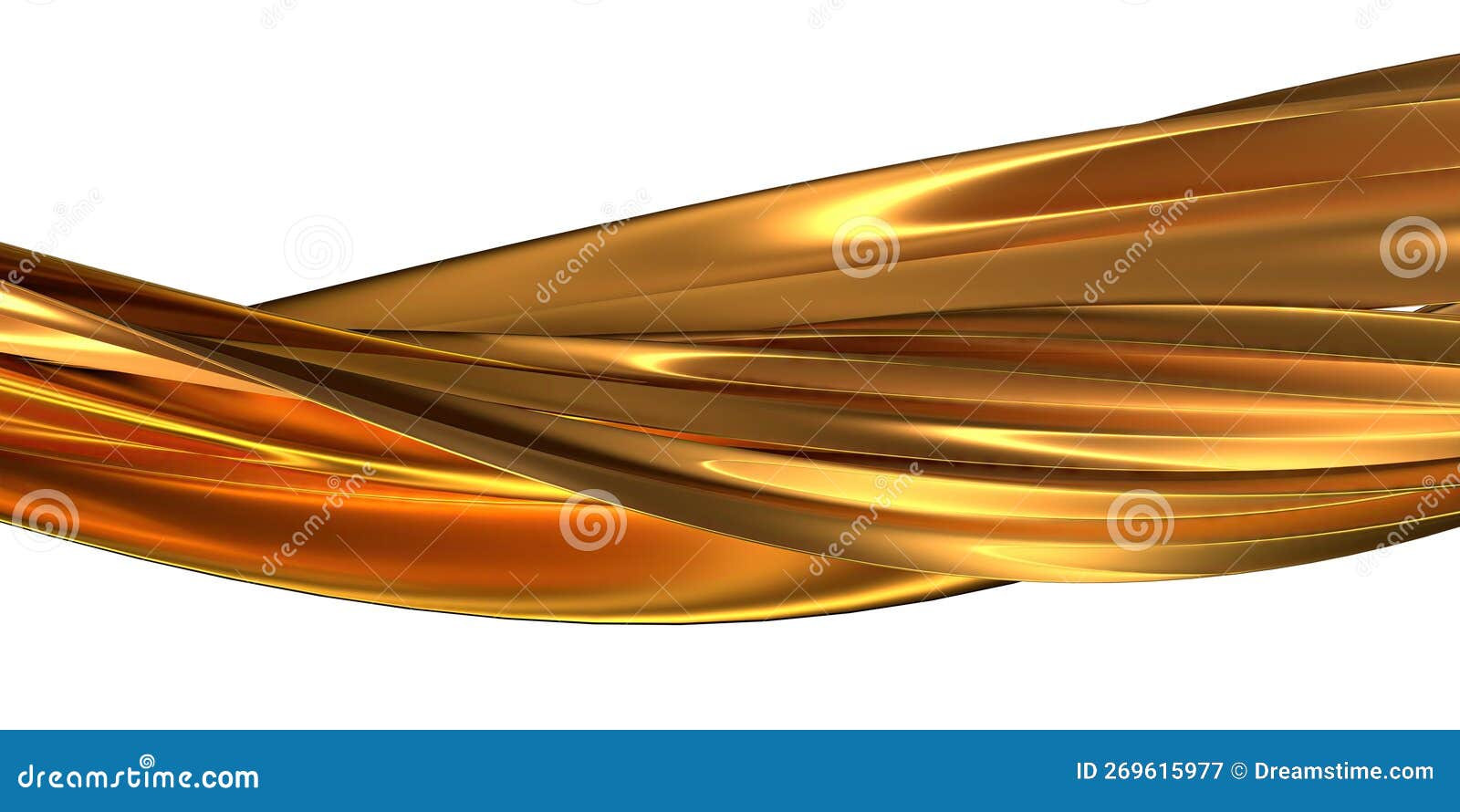 Isolated Organic and Dynamic Curvy Line Abstract Dramatic Modern Luxury ...