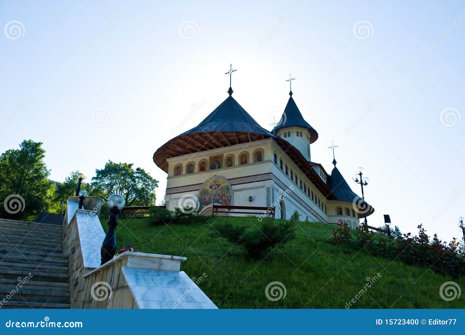 Orthodox monastery stock photo. Image of arches, build - 15723400
