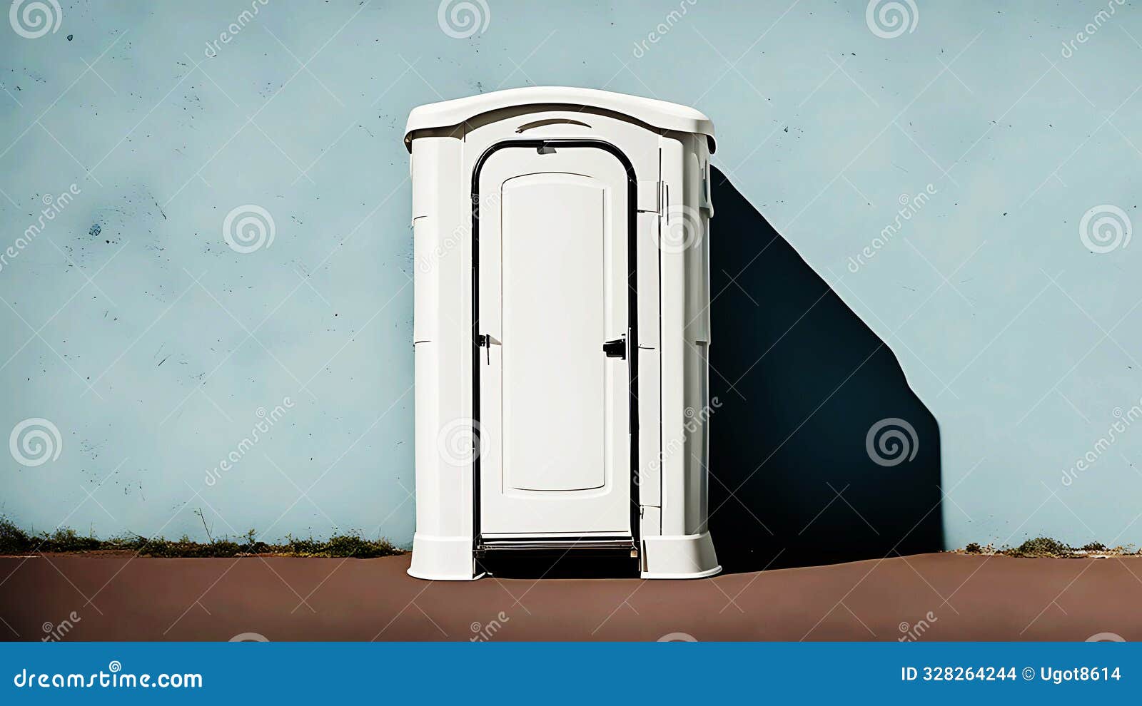 Isolated Outdoor Toilet Cabins Public Portable Bio Wc Cabins Stock
