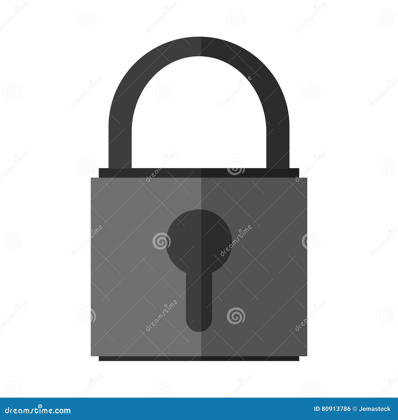 Isolated Padlock Inside Shield Design Stock Vector - Illustration of ...