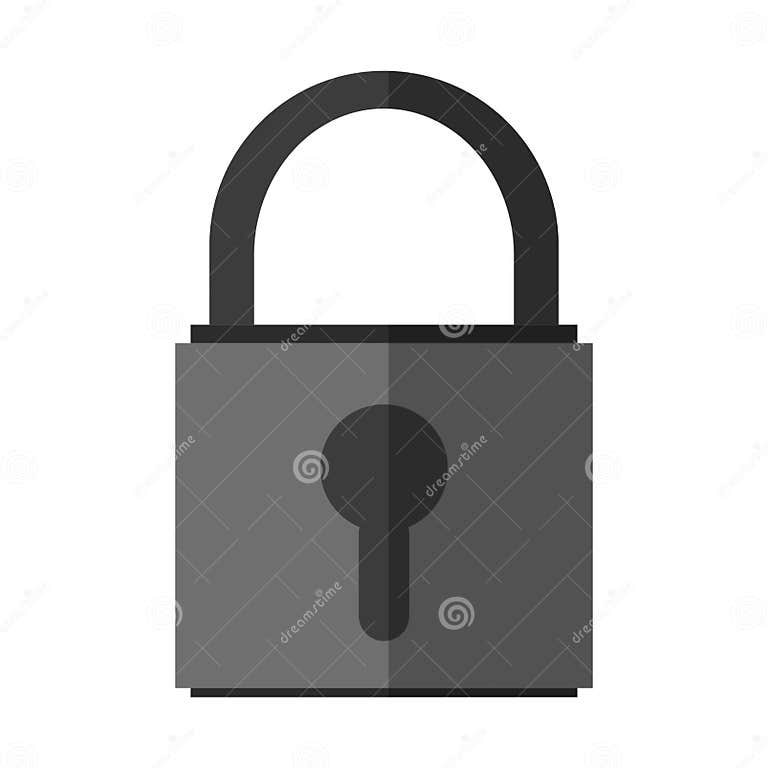 Isolated Padlock Inside Shield Design Stock Vector - Illustration of ...