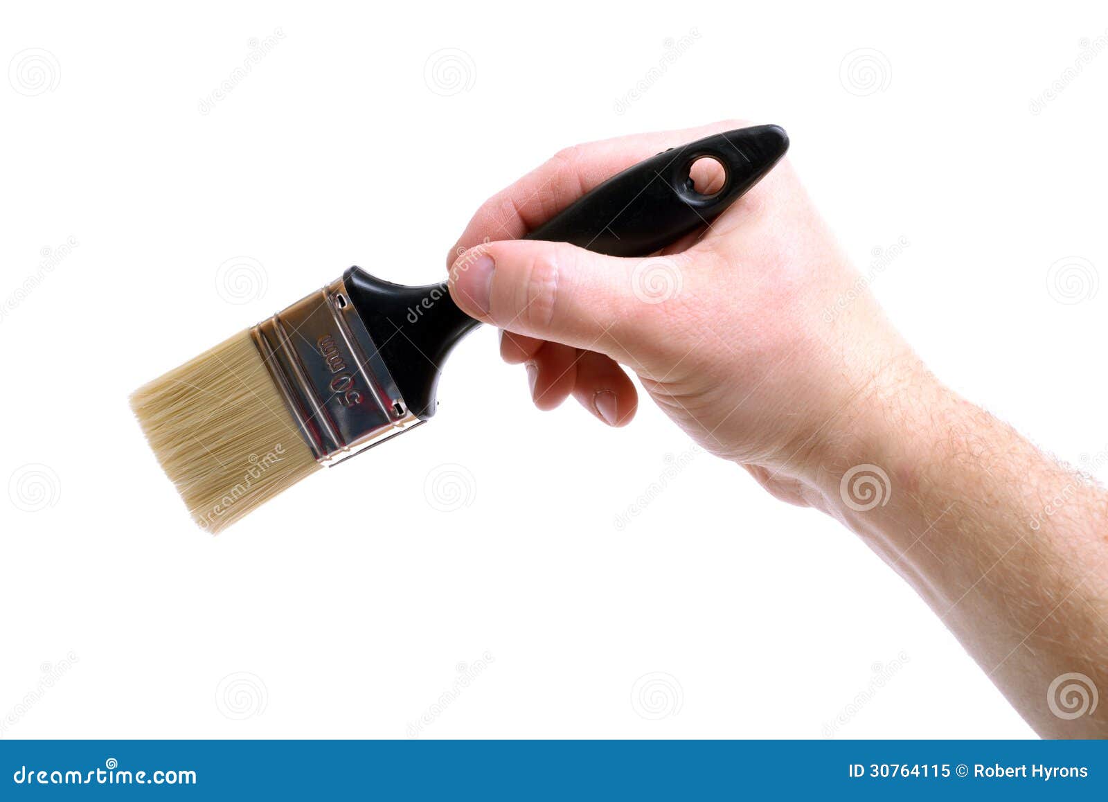 Isolated paint brush stock image. Image of stroking, repairing - 30764115