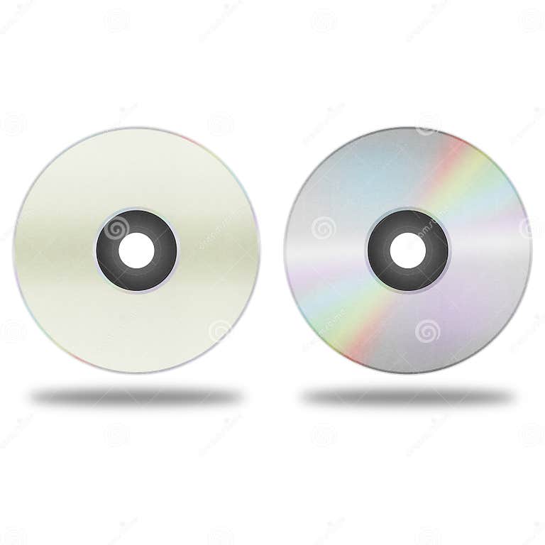 Isolated Paper Cut of Disc Cd, Dvd, Blue-ray Disk is Record Data Stock ...