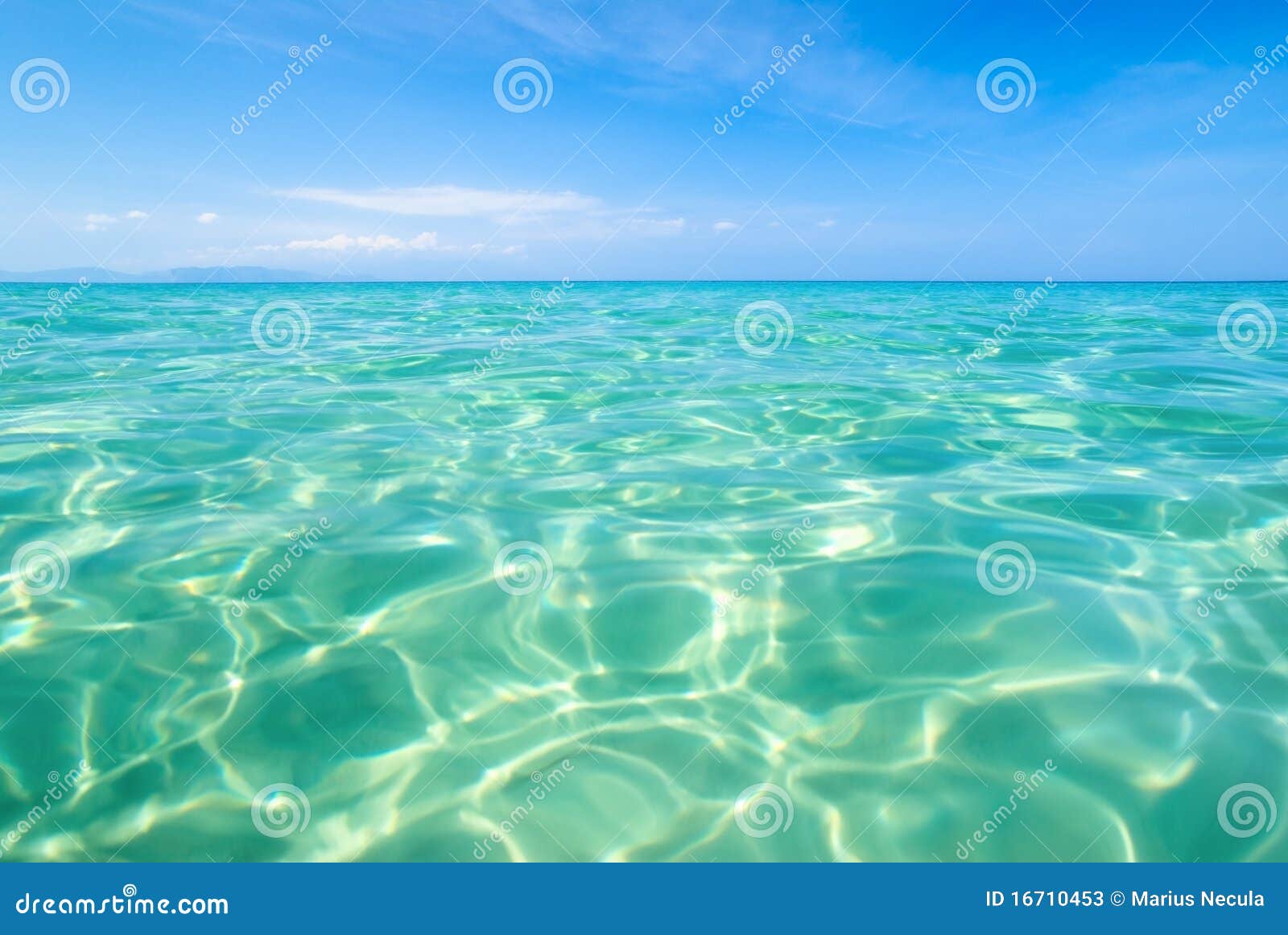 Isolated Paradise Beach with Calm Clear Waters Stock Image - Image of ...