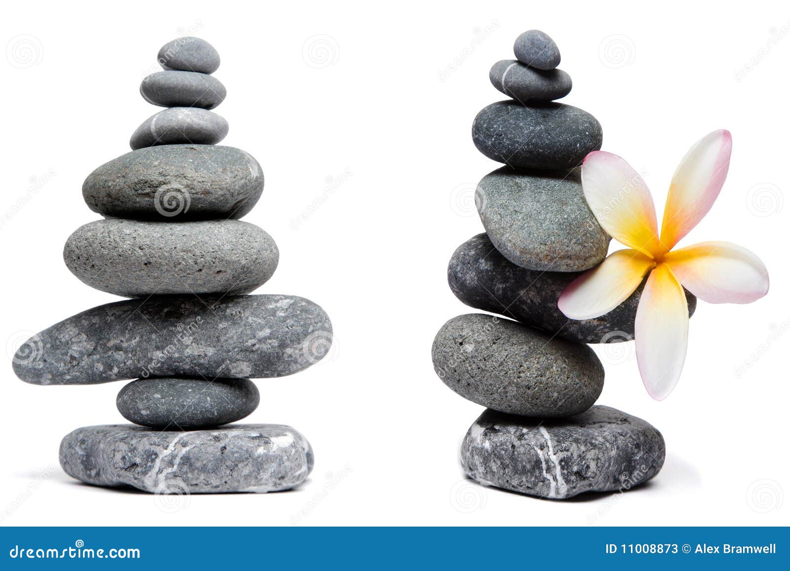 Isolated Pebble Stacks stock image. Image of stack, isolated - 11008873