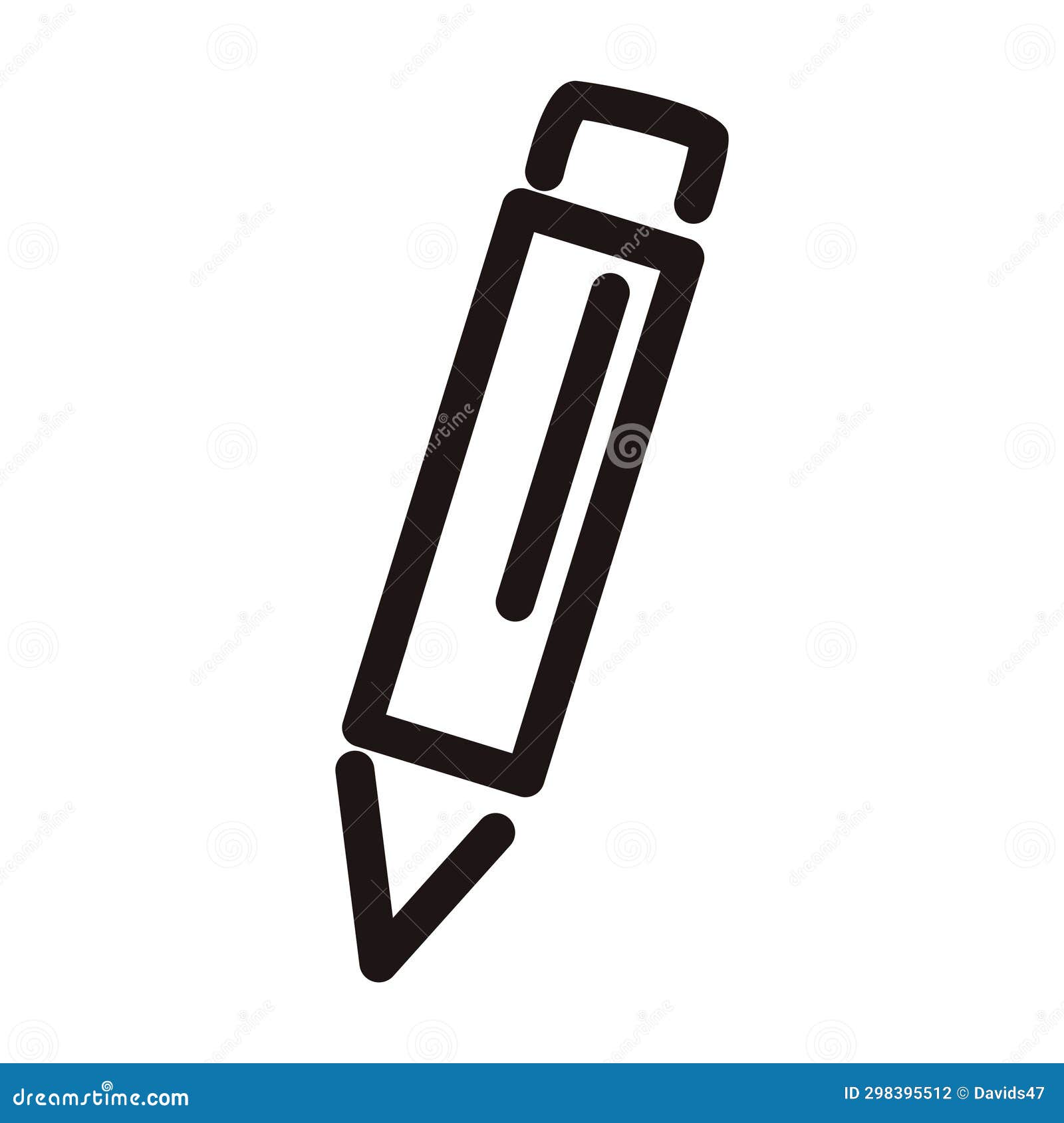 Isolated Pencil Sketch Icon Vector Stock Vector - Illustration of line ...
