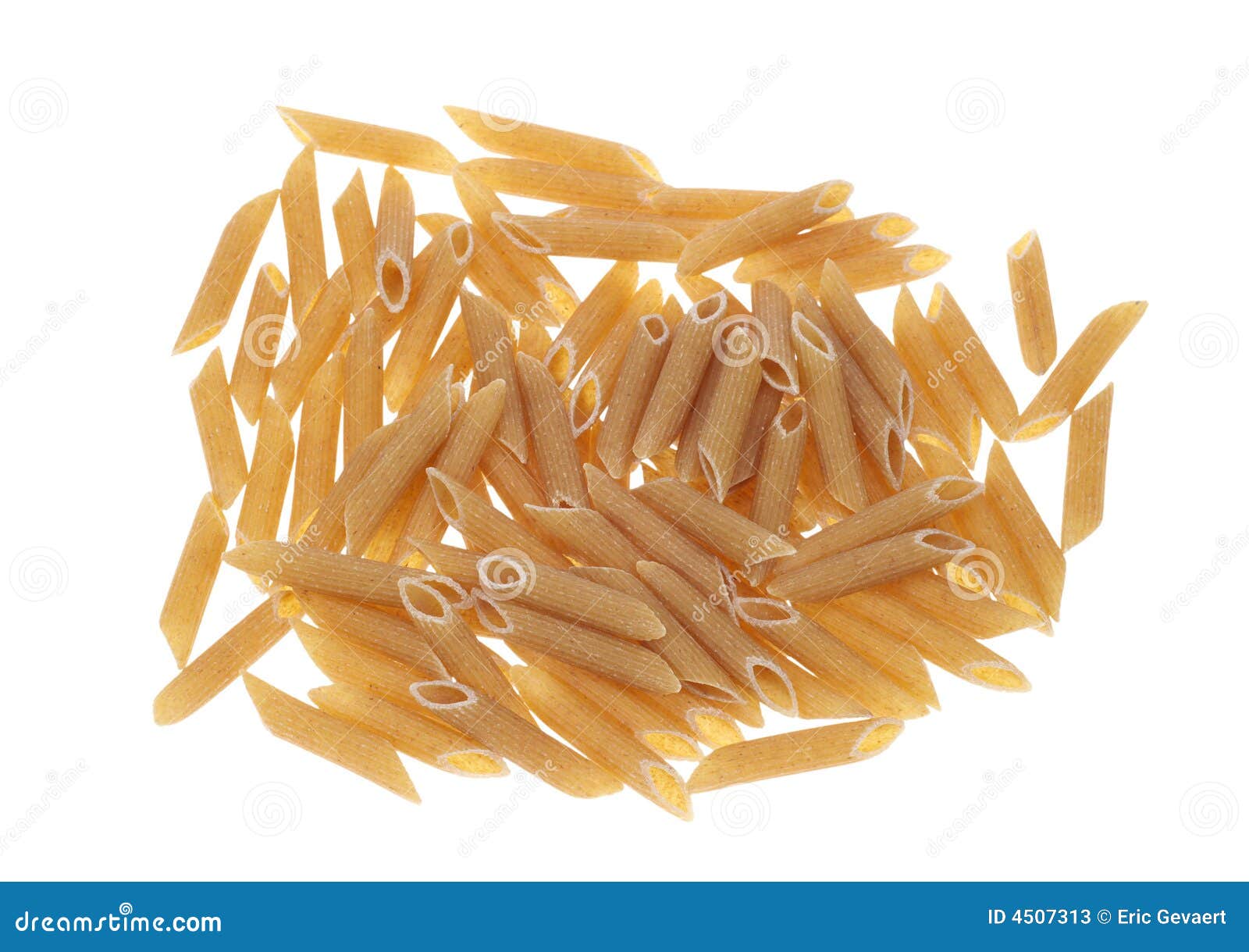 Isolated Penne Rigate Pasta Stock Image - Image of object, noodle: 4507313