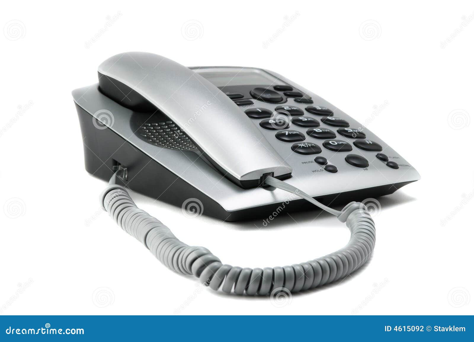 Isolated phone stock photo. Image of telephone, isolated - 4615092