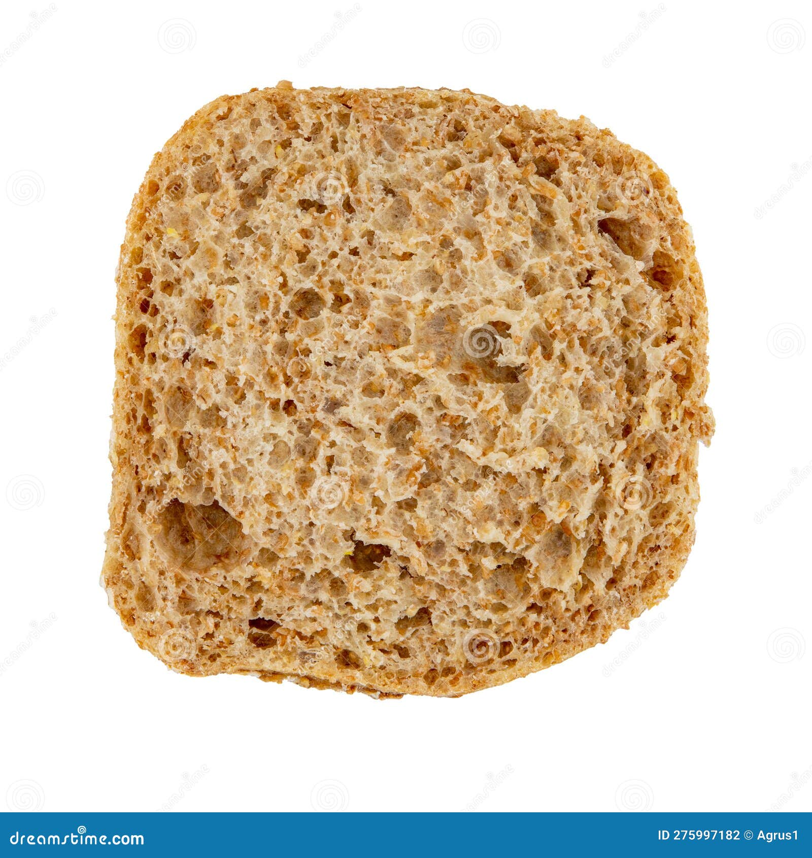 Isolated Photo of Whole-grain Bread Rolls Slice Stock Photo - Image of ...