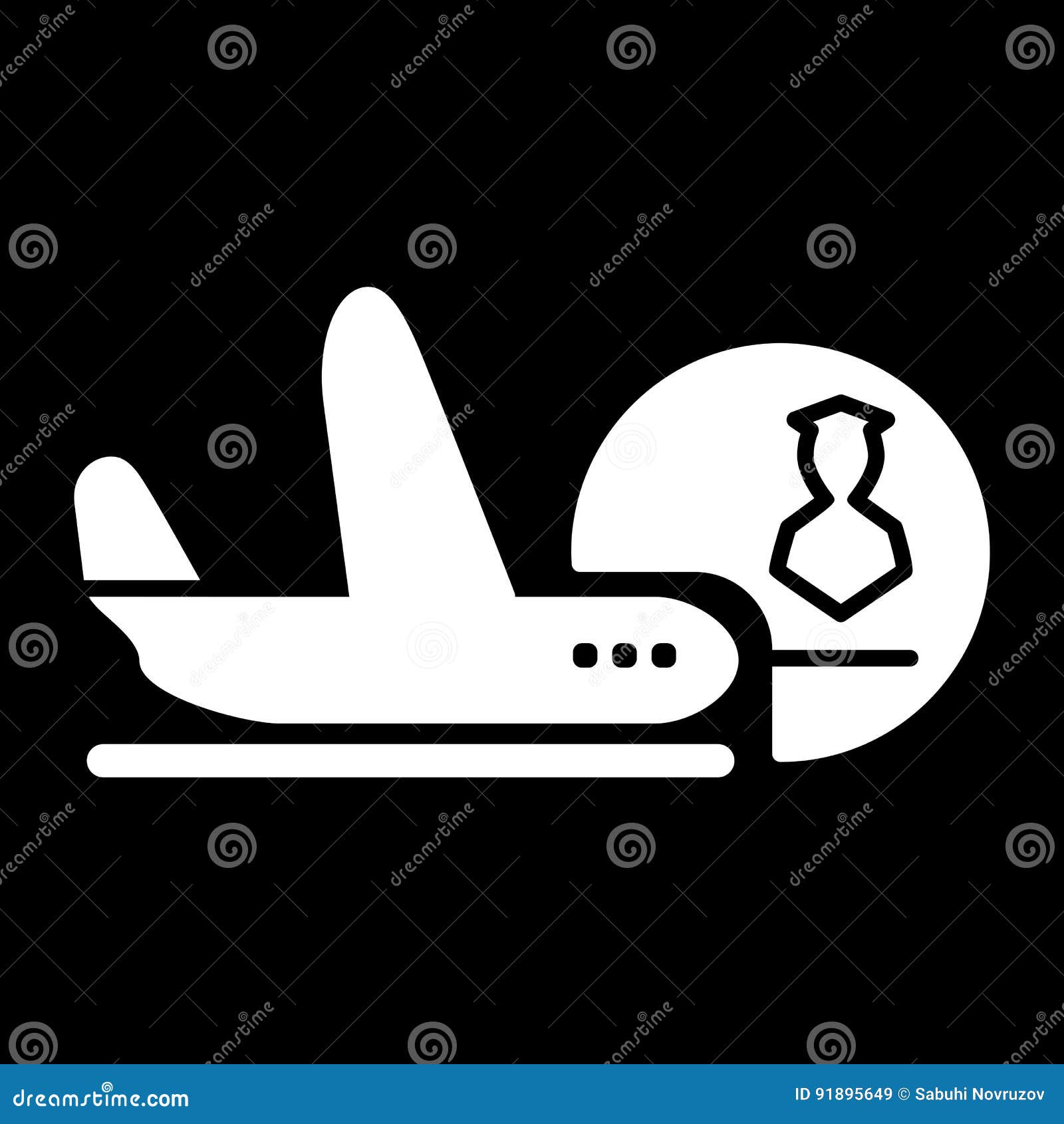 Isolated Pictogram Pilot Design Stock Vector - Illustration of avatar ...