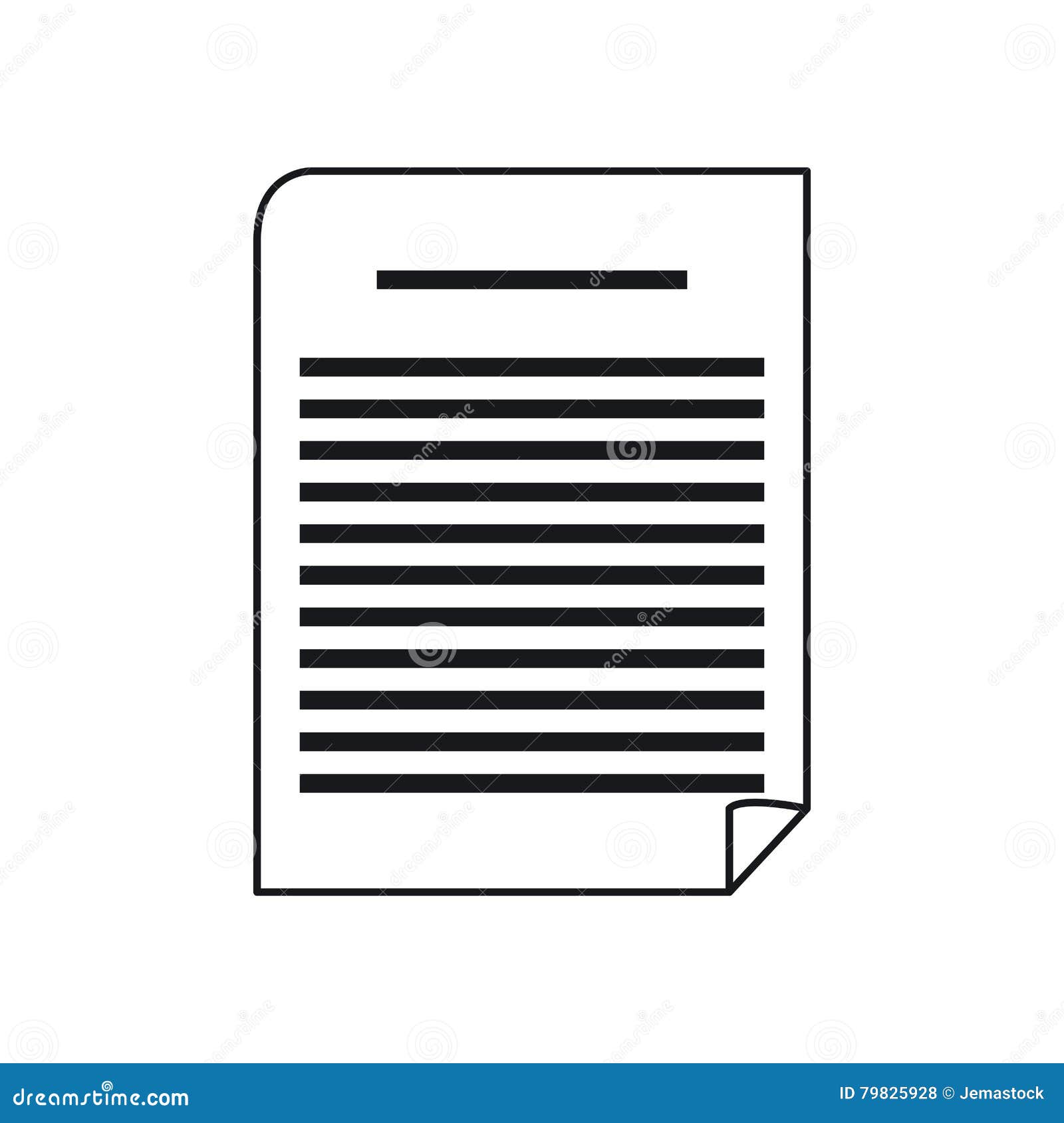 Isolated Piece of Paper Design Stock Illustration - Illustration of ...