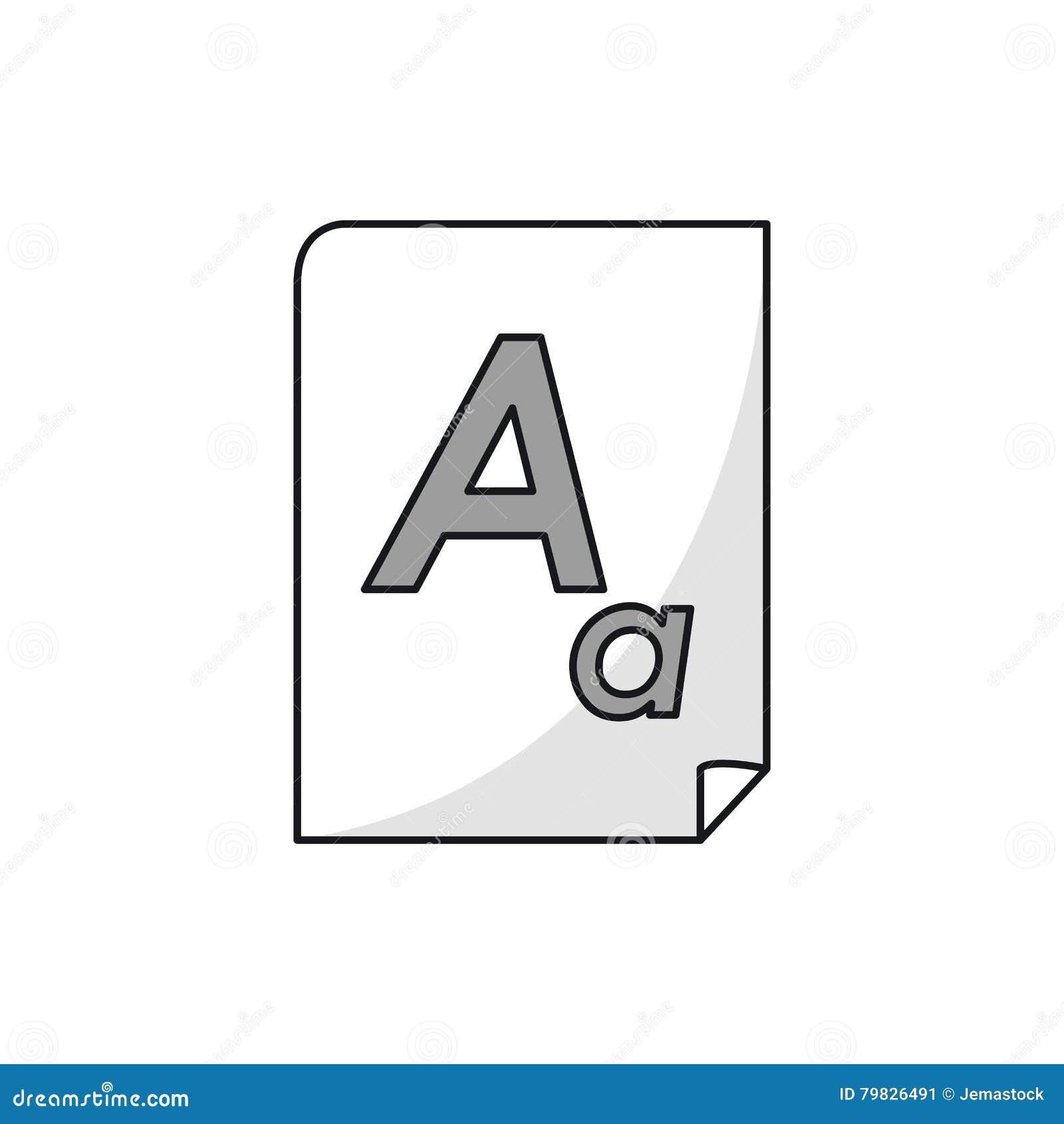 Isolated Piece of Paper Design Stock Illustration - Illustration of ...