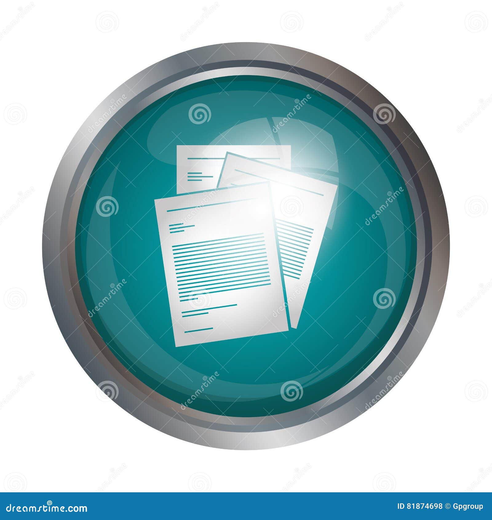 Isolated Piece of Paper Design Stock Illustration - Illustration of ...