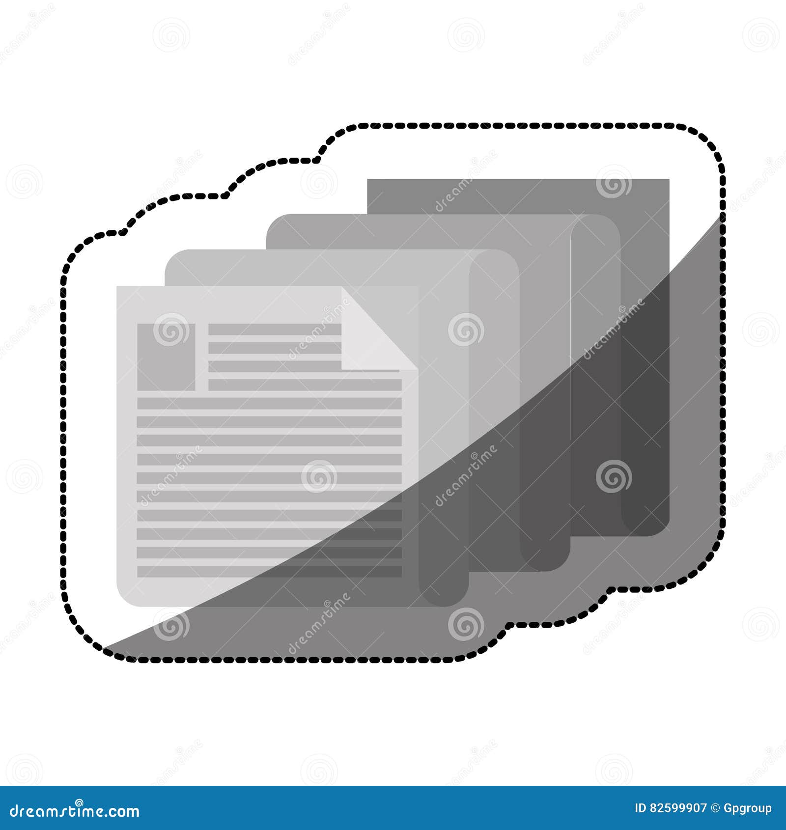 Isolated Piece of Paper Design Stock Vector - Illustration of archive ...