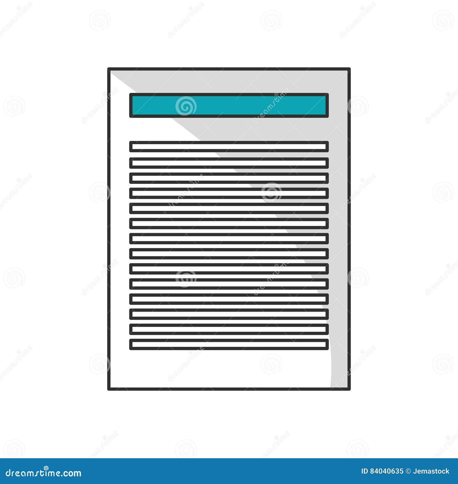 Isolated Piece of Paper Design Stock Vector - Illustration of paper ...