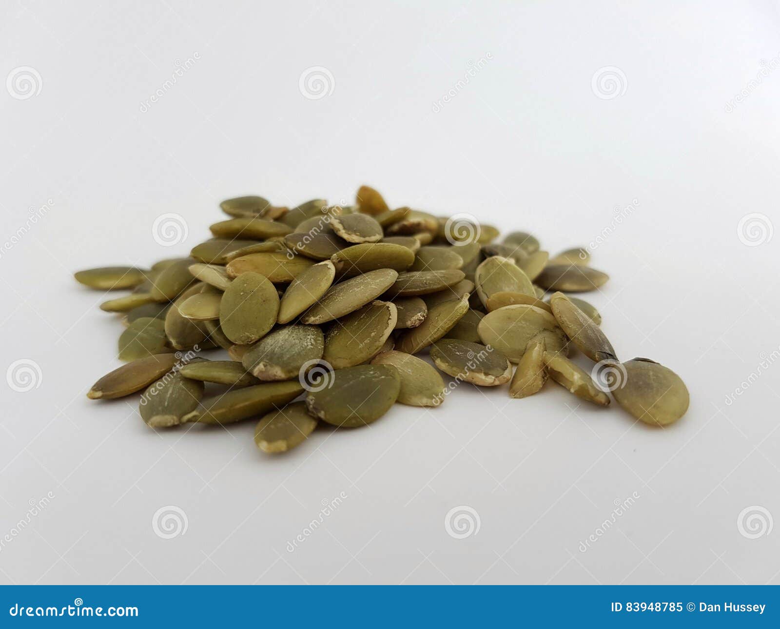 Isolated Pile of Raw Pumpkin Seeds Stock Image - Image of edible, good ...