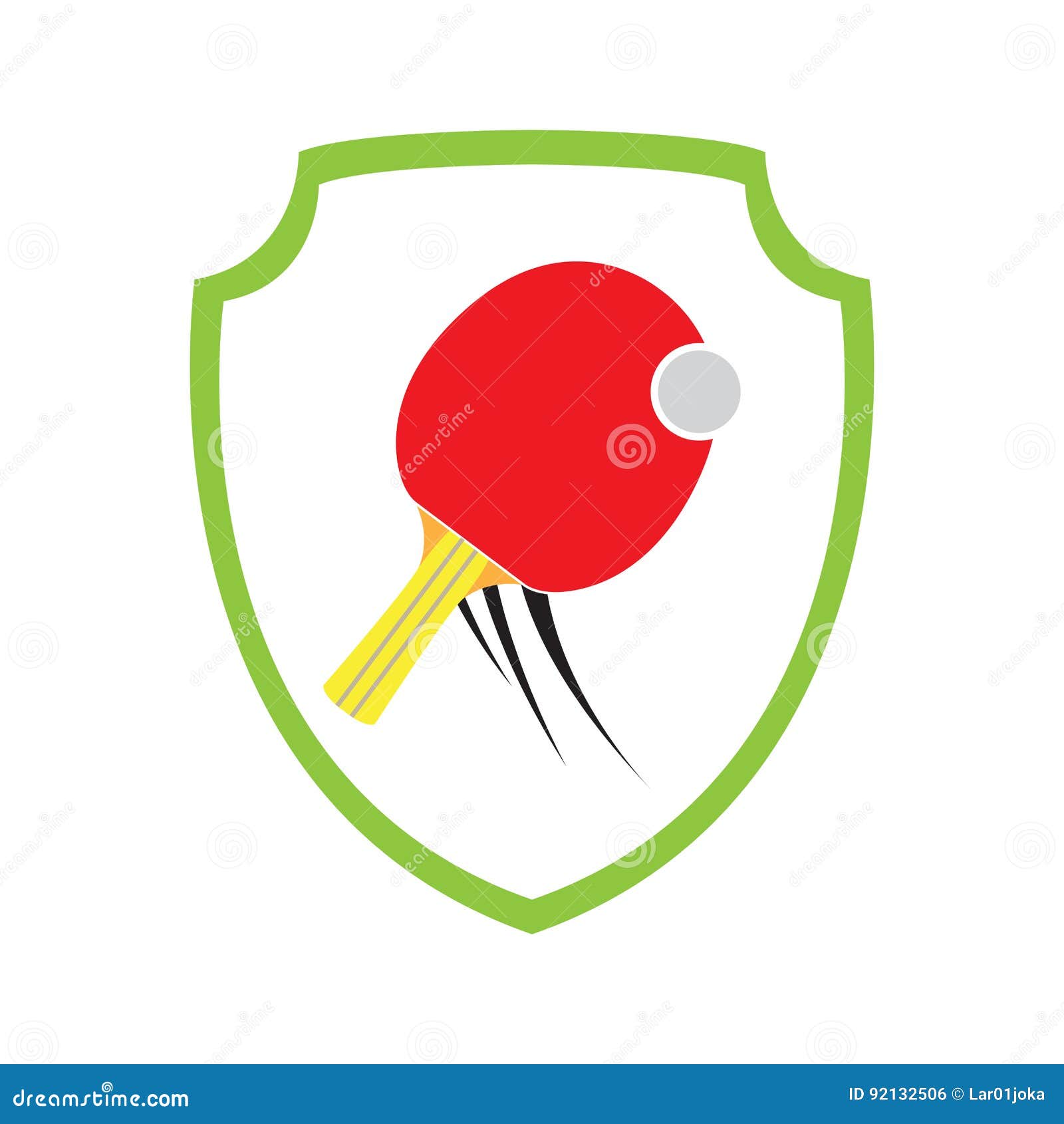 Isolated ping pong emblem stock vector. Illustration of professional ...