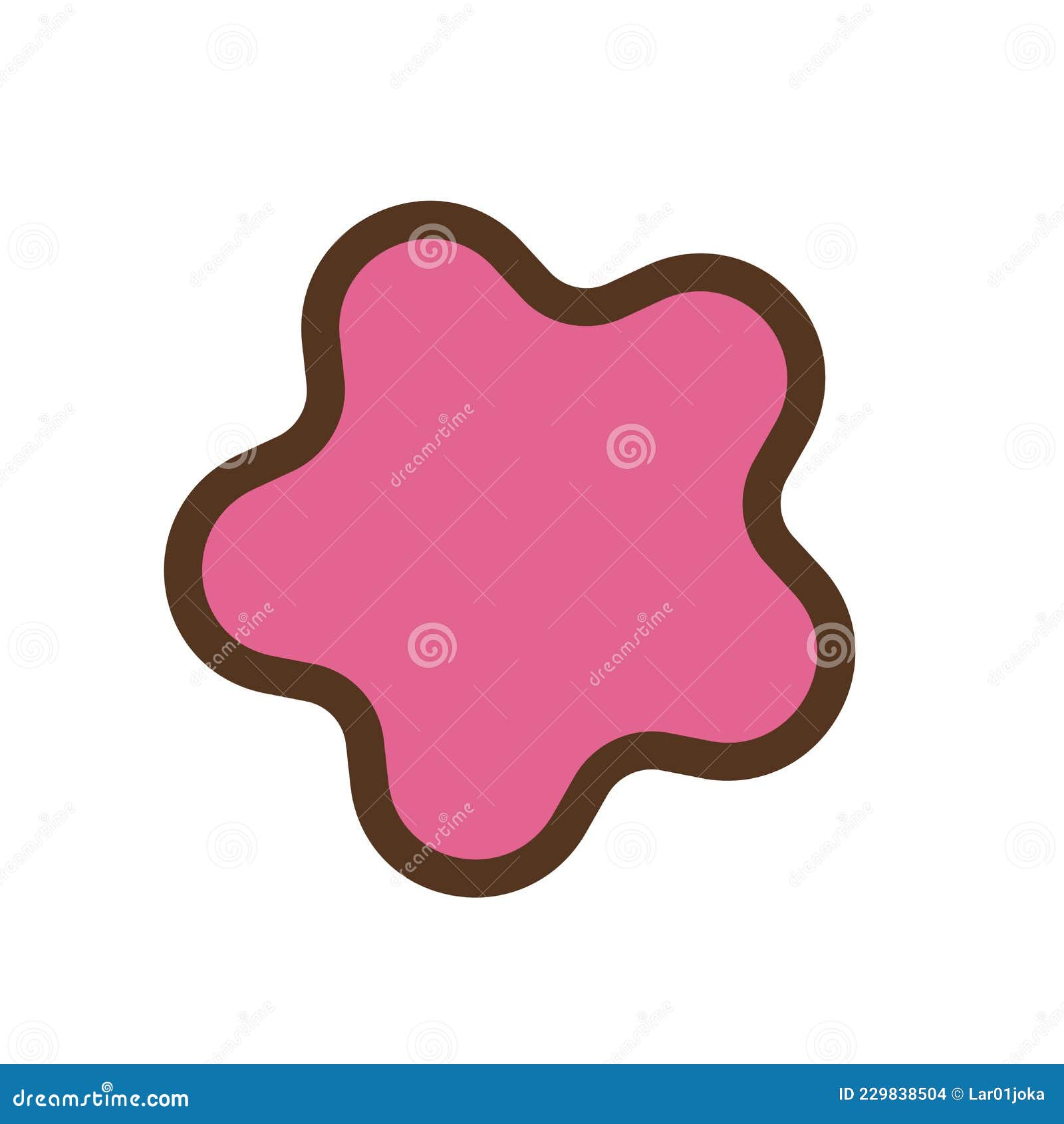 Isolated Pink Comic Star Shape Symbol Stock Vector - Illustration of ...