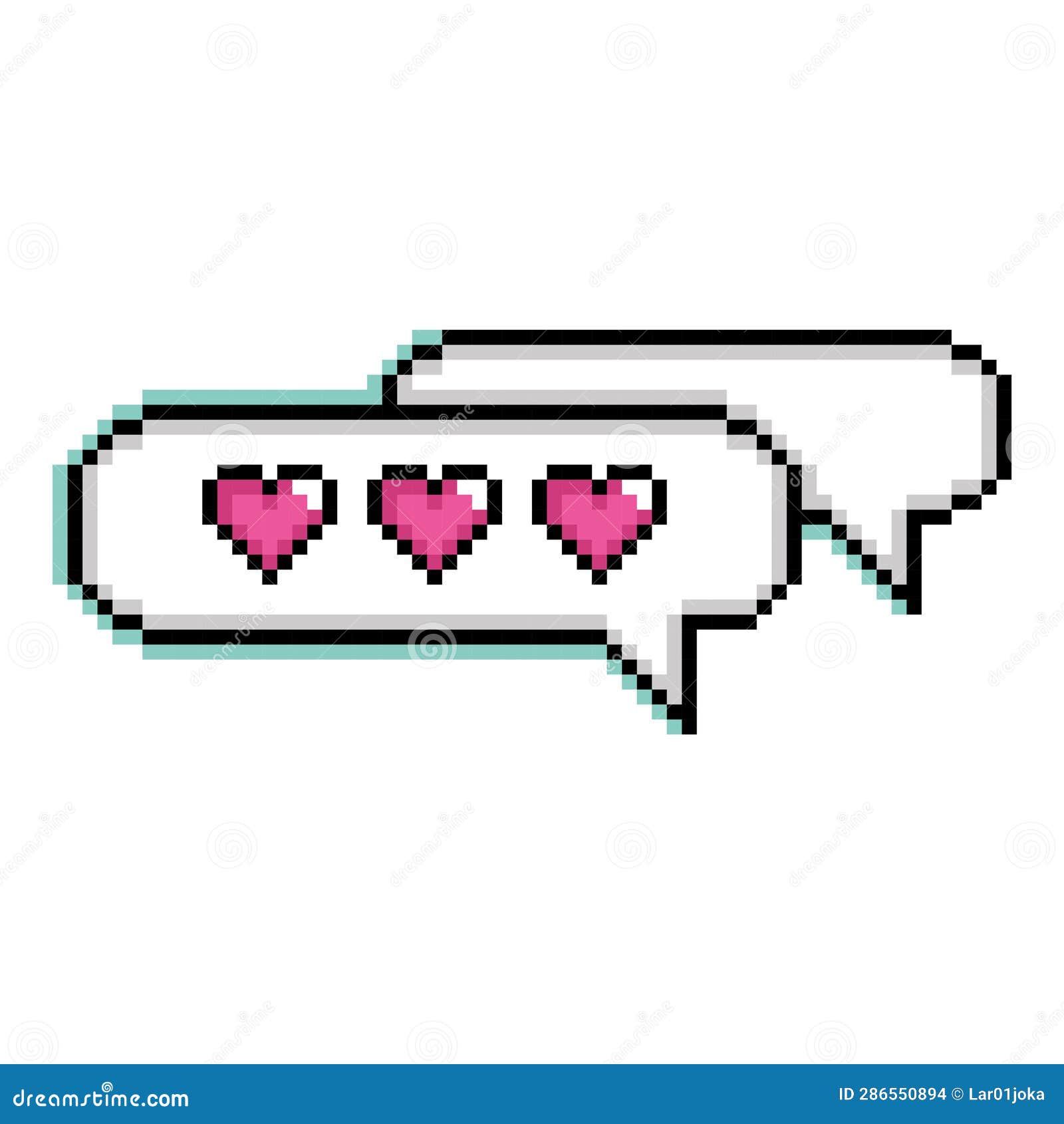 Isolated Pink Pixelated Comic Speech Bubble Chats Vector Stock ...