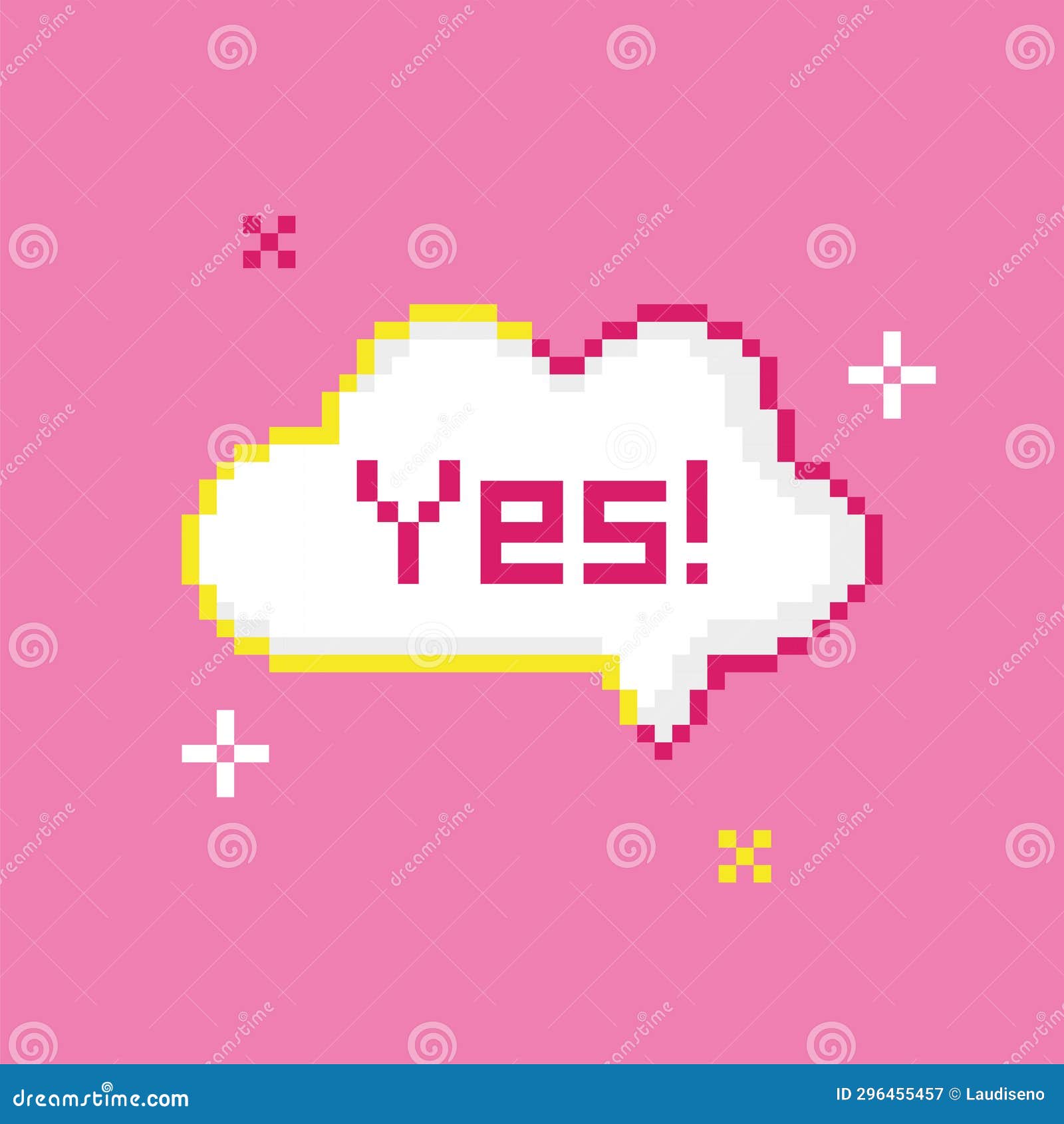 Isolated Pixel Speech Bubble with a Cartoon Expression Vector Stock ...