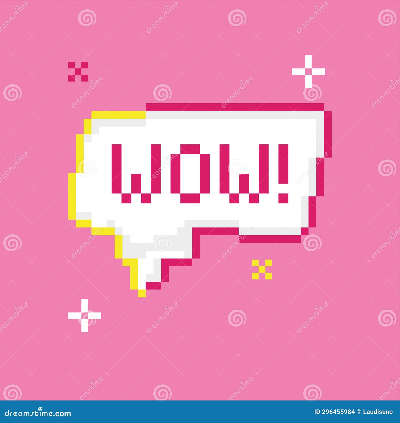 Isolated Pixel Speech Bubble with a Cartoon Expression Vector Stock ...
