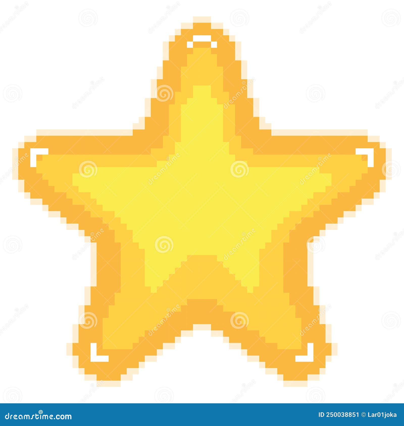 Isolated Pixel Star Shape Icon 8 Bit Design Vector Stock Vector ...