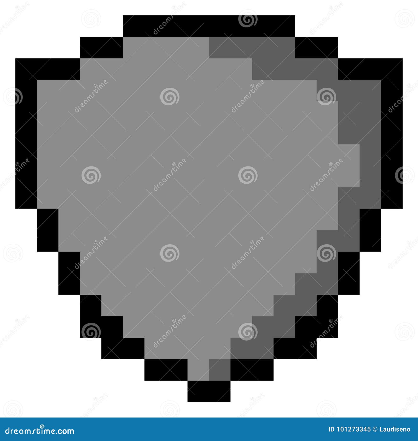 Isolated pixeled shield stock illustration. Illustration of design ...