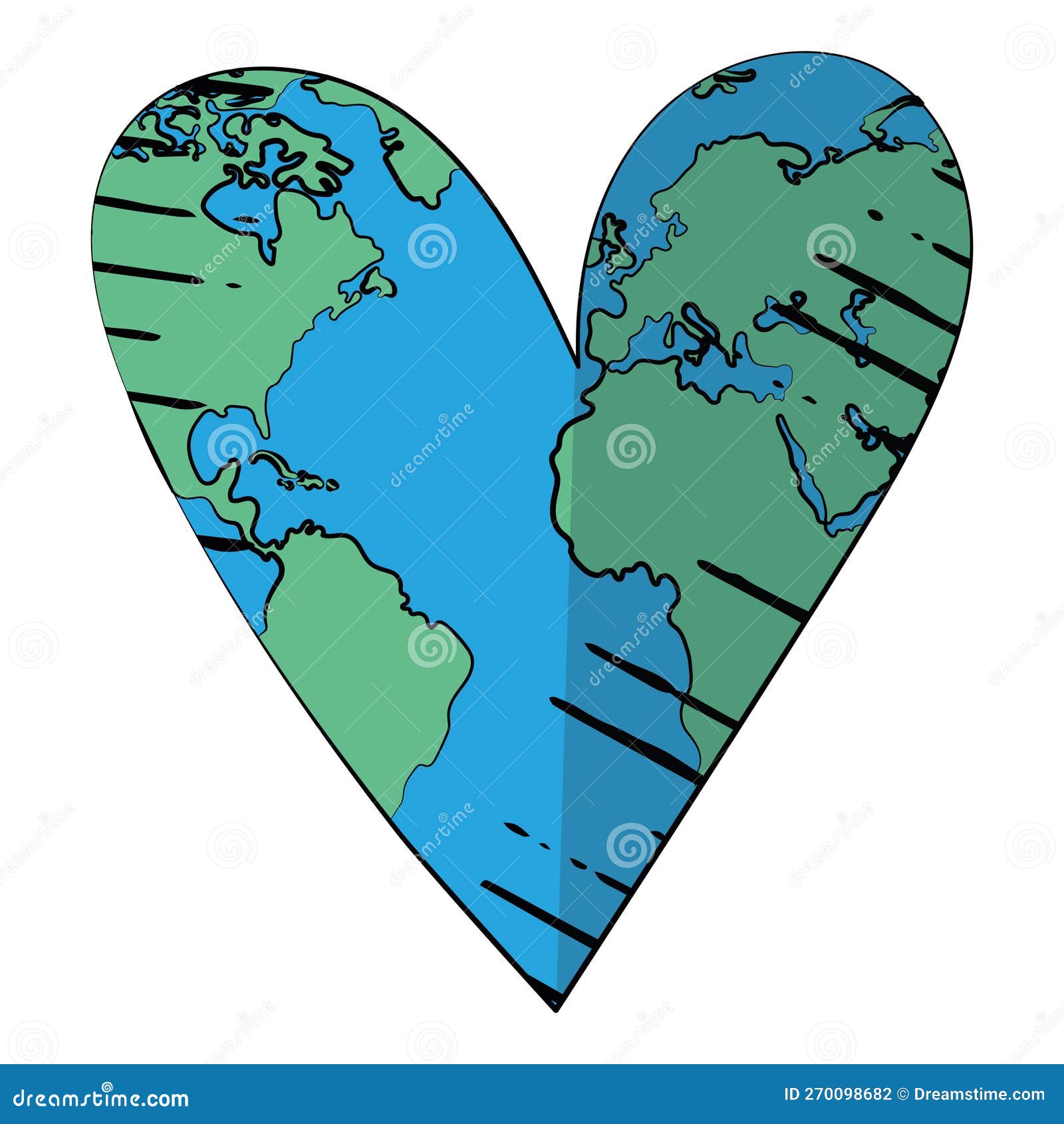 Isolated Planet Earth Sketch Icon with Heart Shape Vector Stock Vector ... Isolated Planet Earth Sketch Icon with Heart Shape Vector Stock Vector ...