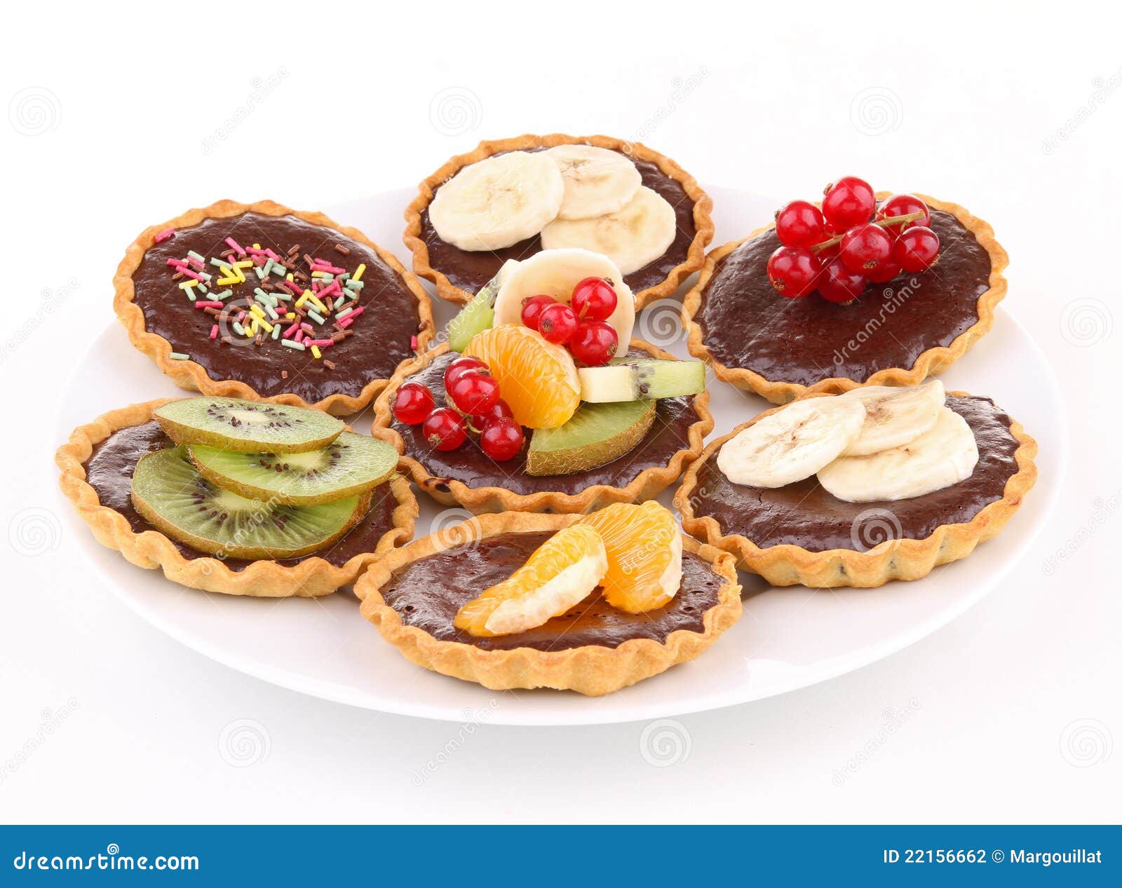 Isolated plate of tart stock photo. Image of currant - 22156662