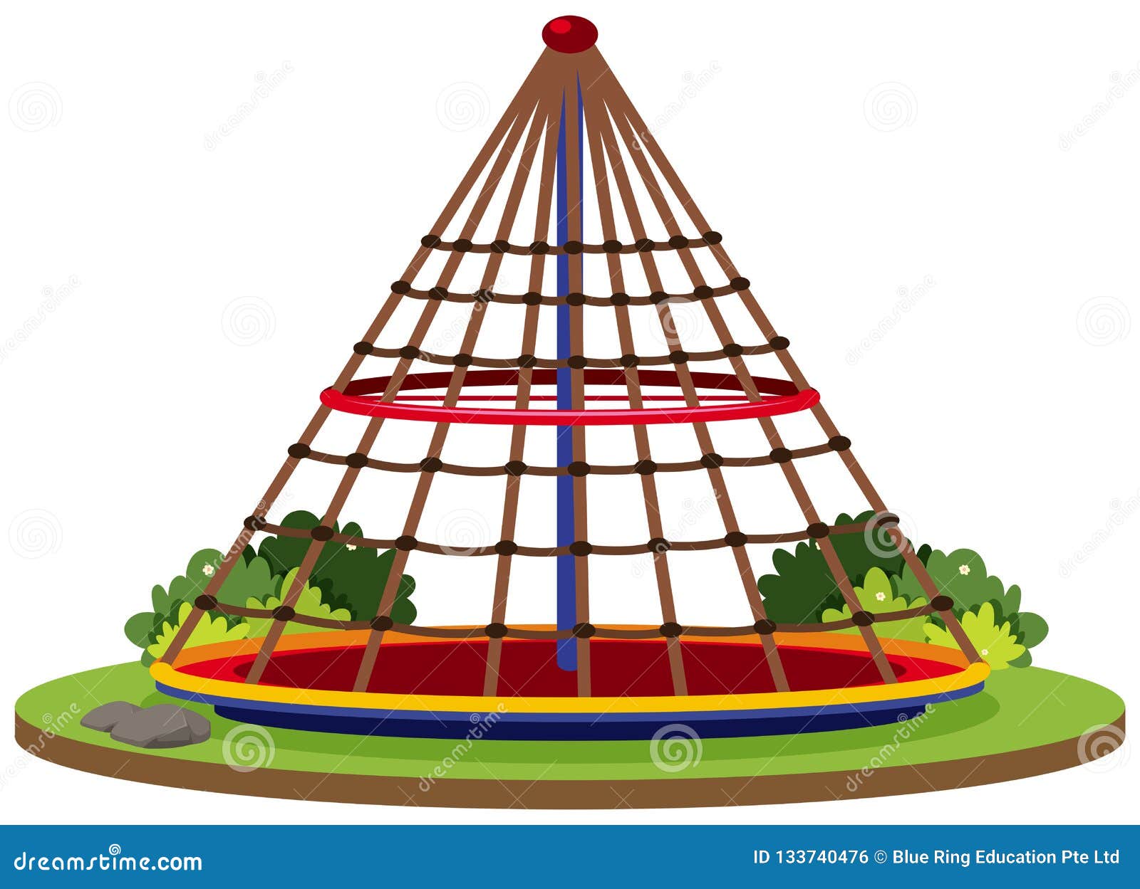 Set Of Isolated Playground Equipments,kindergarten Cartoon Vector ... Set Of Isolated Playground Equipments,kindergarten Cartoon Vector ...