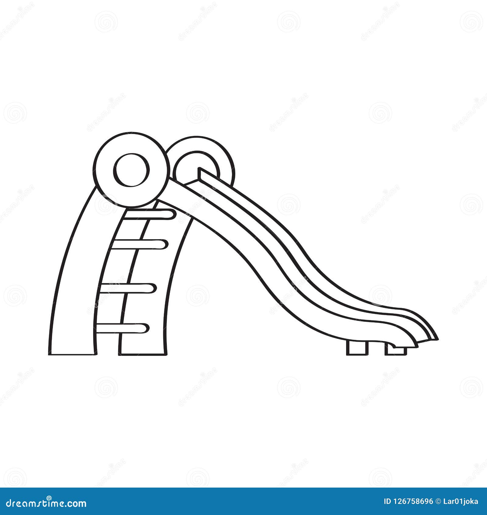 Set Of Isolated Playground Equipments,kindergarten Cartoon Vector ... Set Of Isolated Playground Equipments,kindergarten Cartoon Vector ...