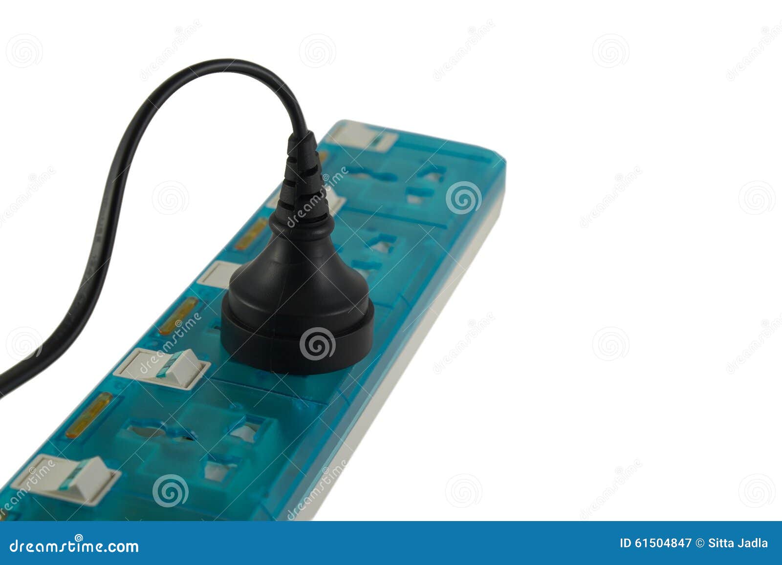 Isolated plug stock image. Image of electricity, object - 61504847