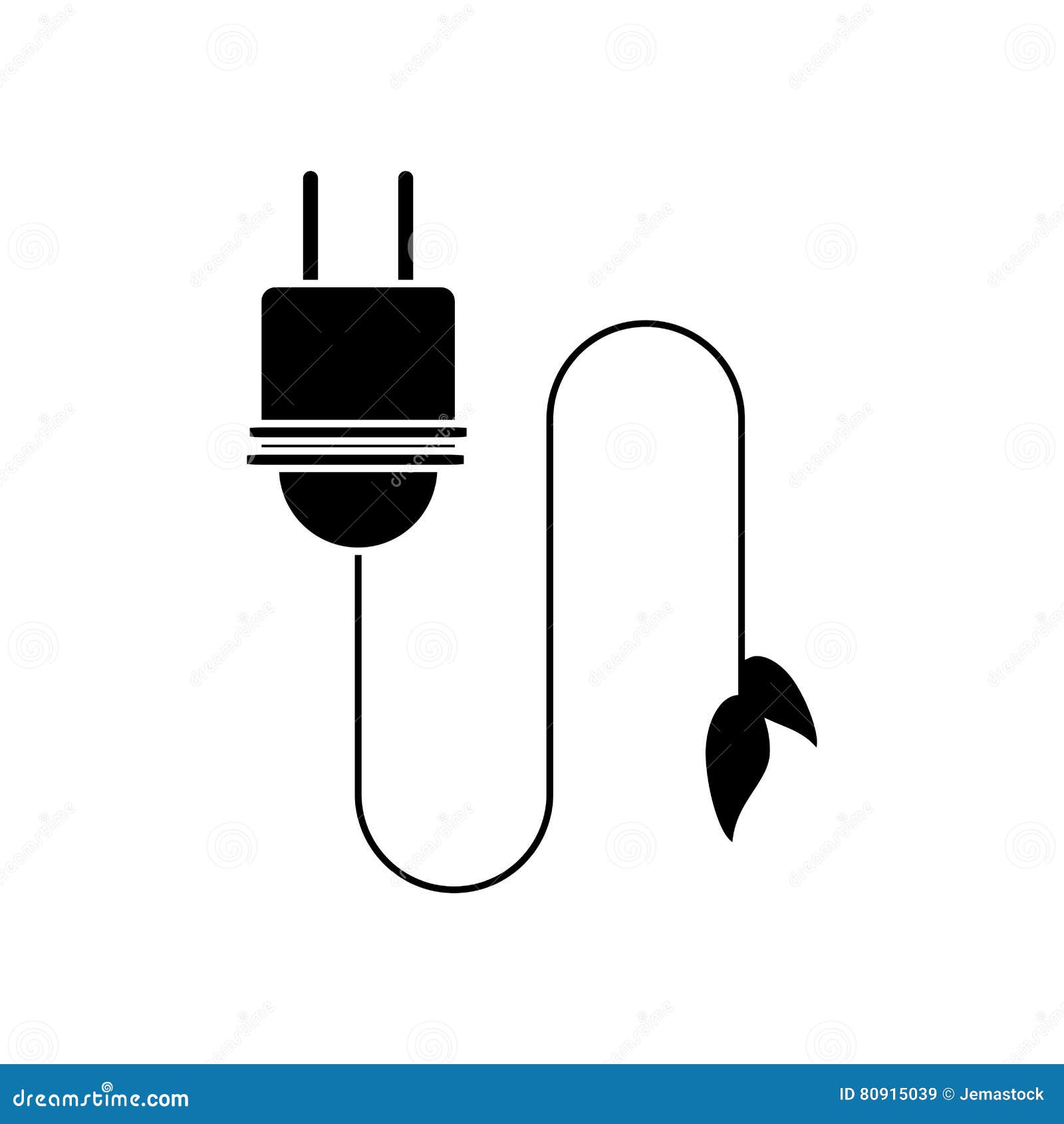 Isolated Plug Object Design Stock Vector - Illustration of mind, symbol ...