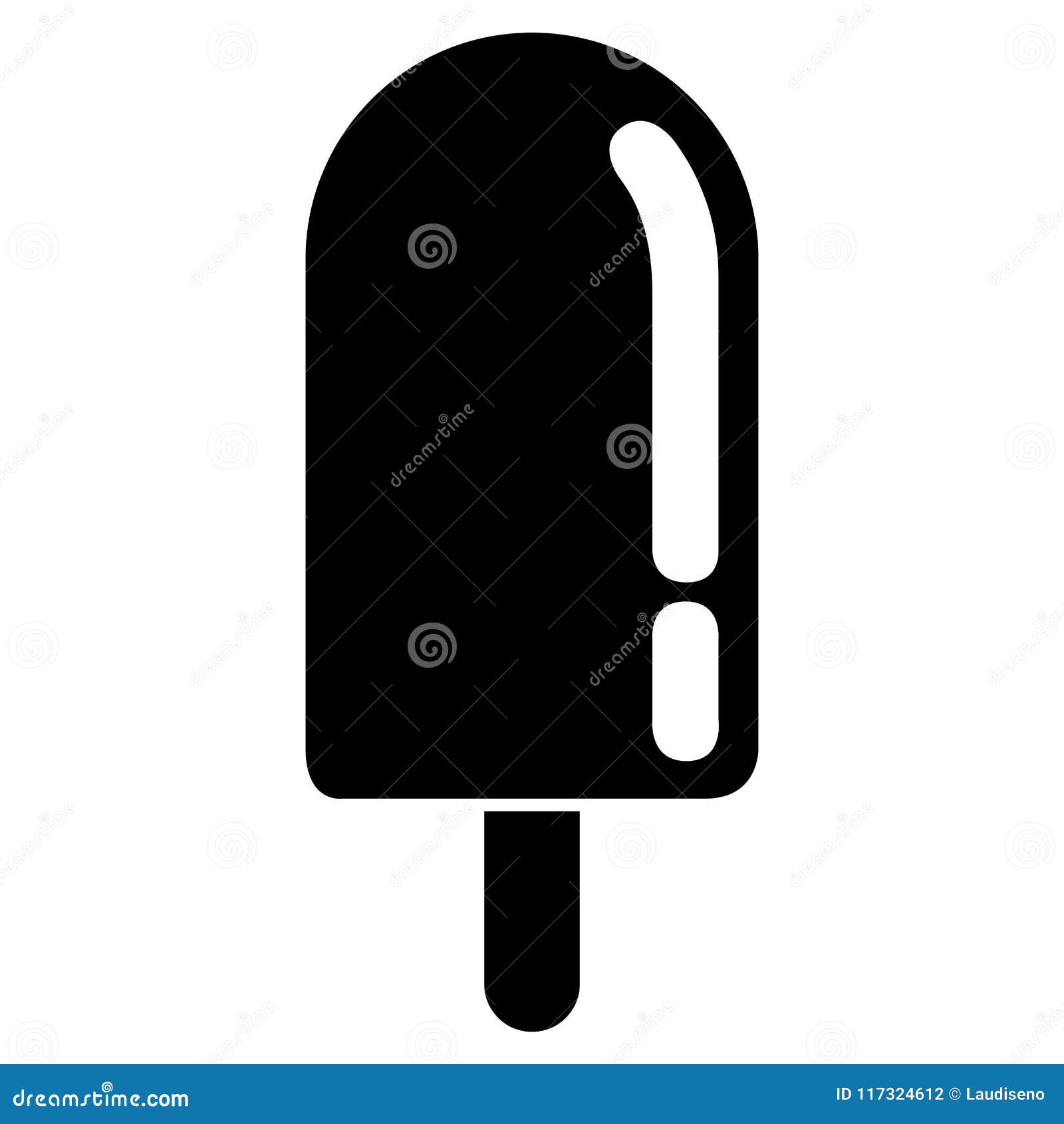 Isolated popsicle icon stock vector. Illustration of party - 117324612