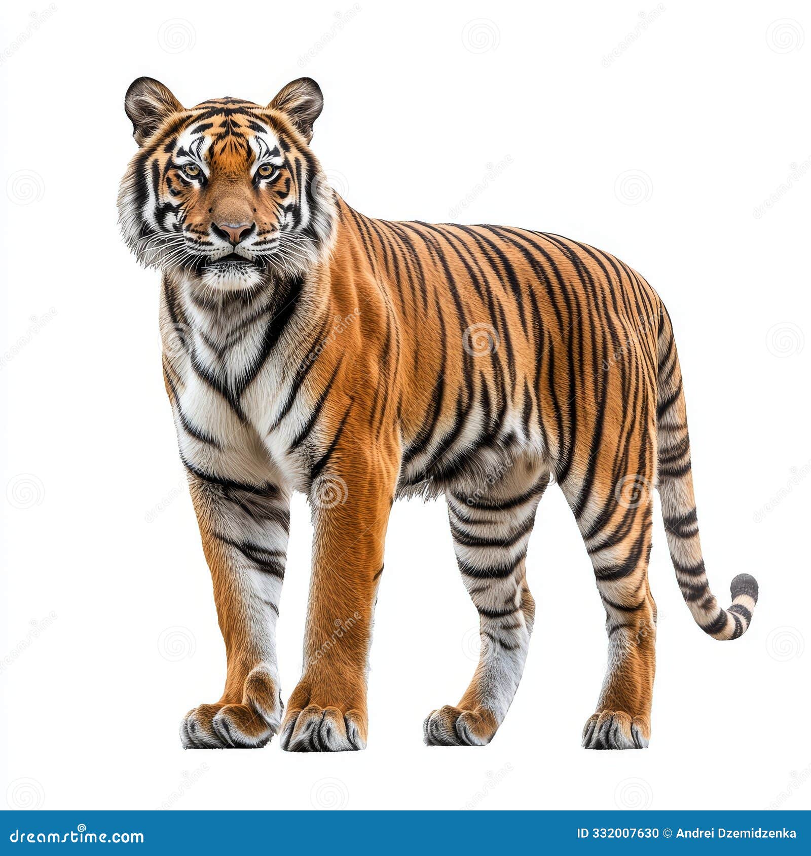 Sumatran Tiger (Panthera Tigris Altaica) Stock Illustration ...