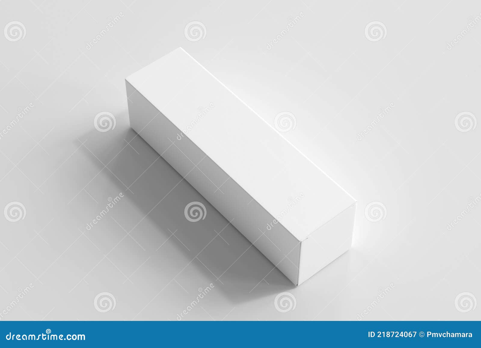 Isolated Product Packaging Box 3D Rendering Stock Illustration ...