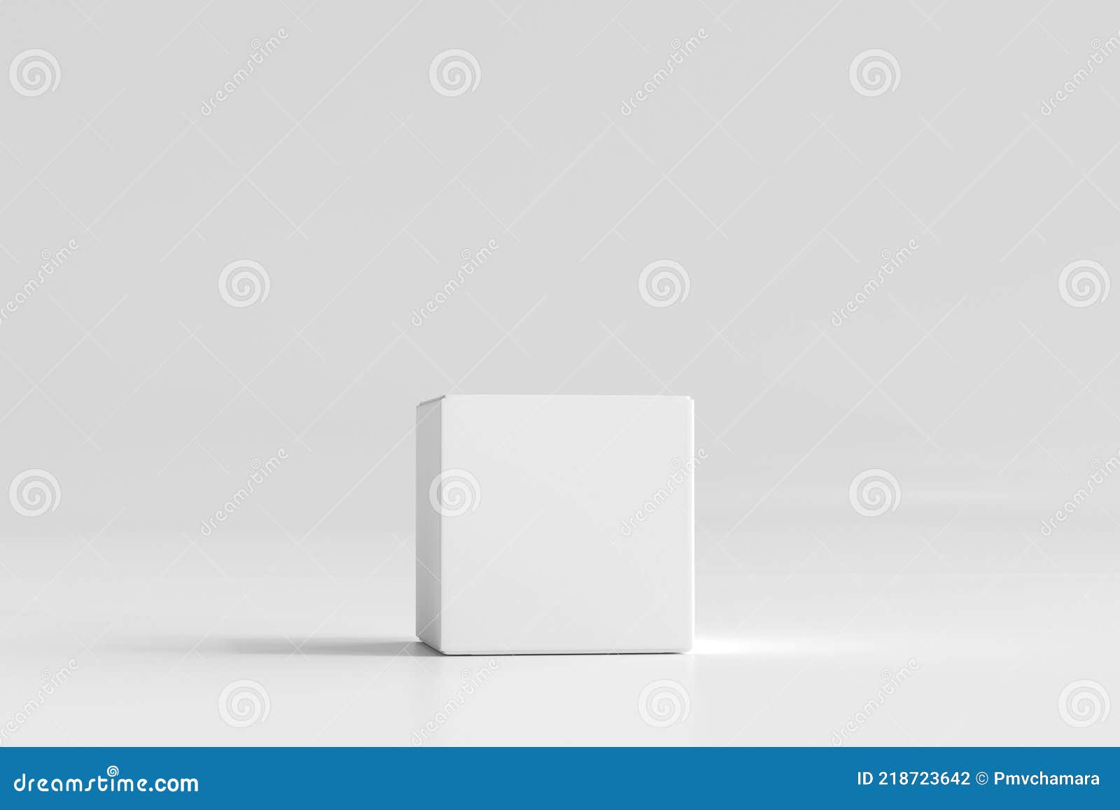 Isolated Product Packaging Box 3D Rendering Stock Illustration ...