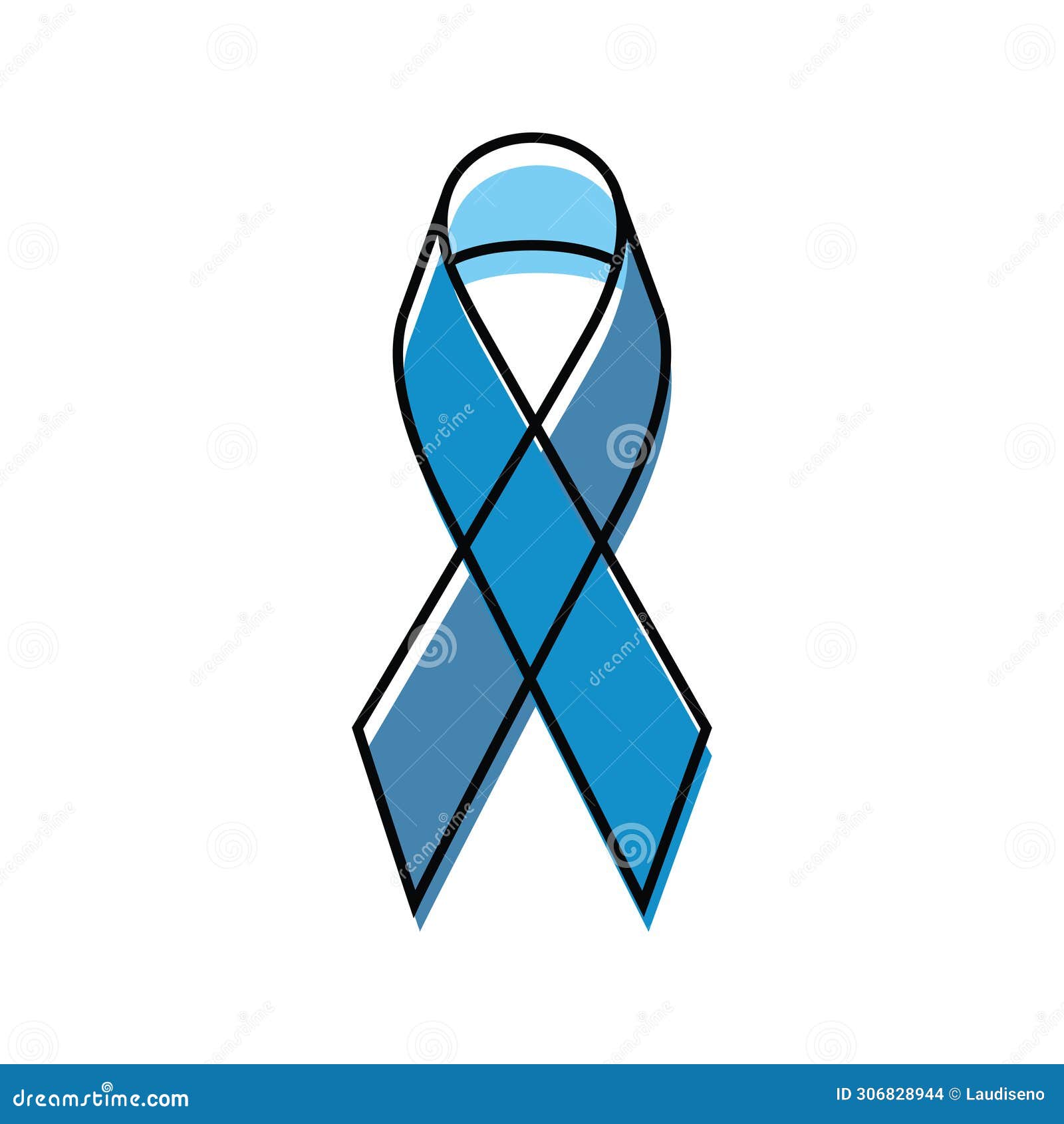 Isolated Prostate Cancer Awareness Ribbon Vector Stock Vector ...
