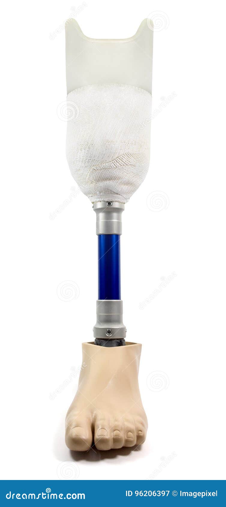 Isolated Prosthetic Leg and Foot Stock Image - Image of physical, human ...