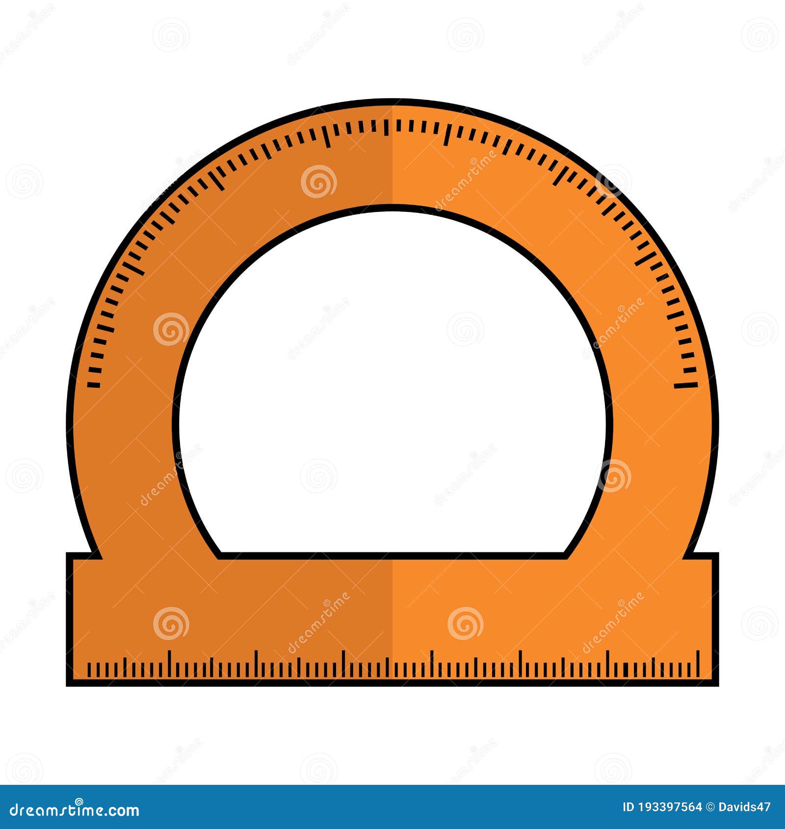 Protractor Icon Vector Isolated On White Background, Protractor Sign ...