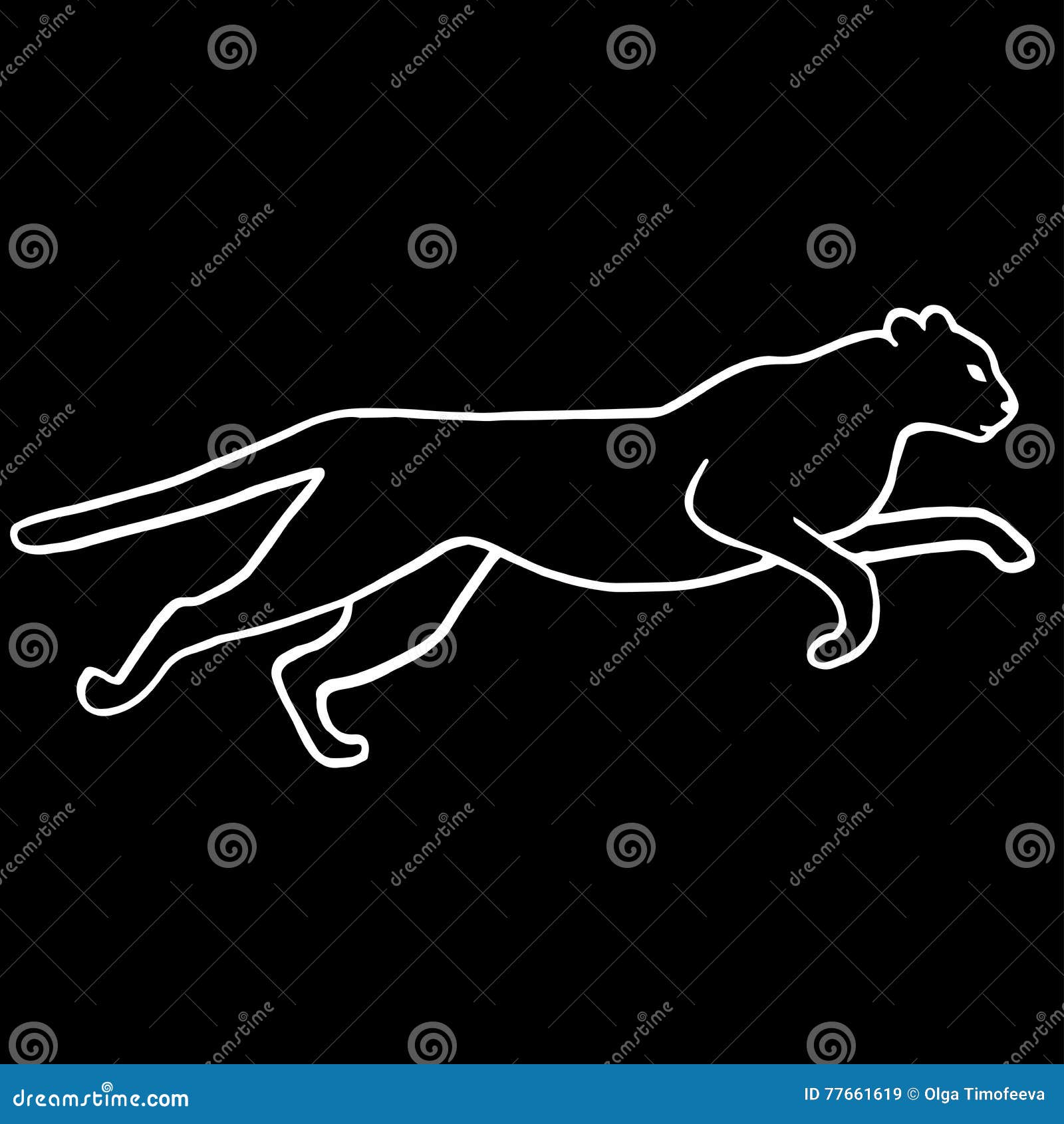 Isolated Puma Stock Illustrations – 2,531 Isolated Puma Stock ...