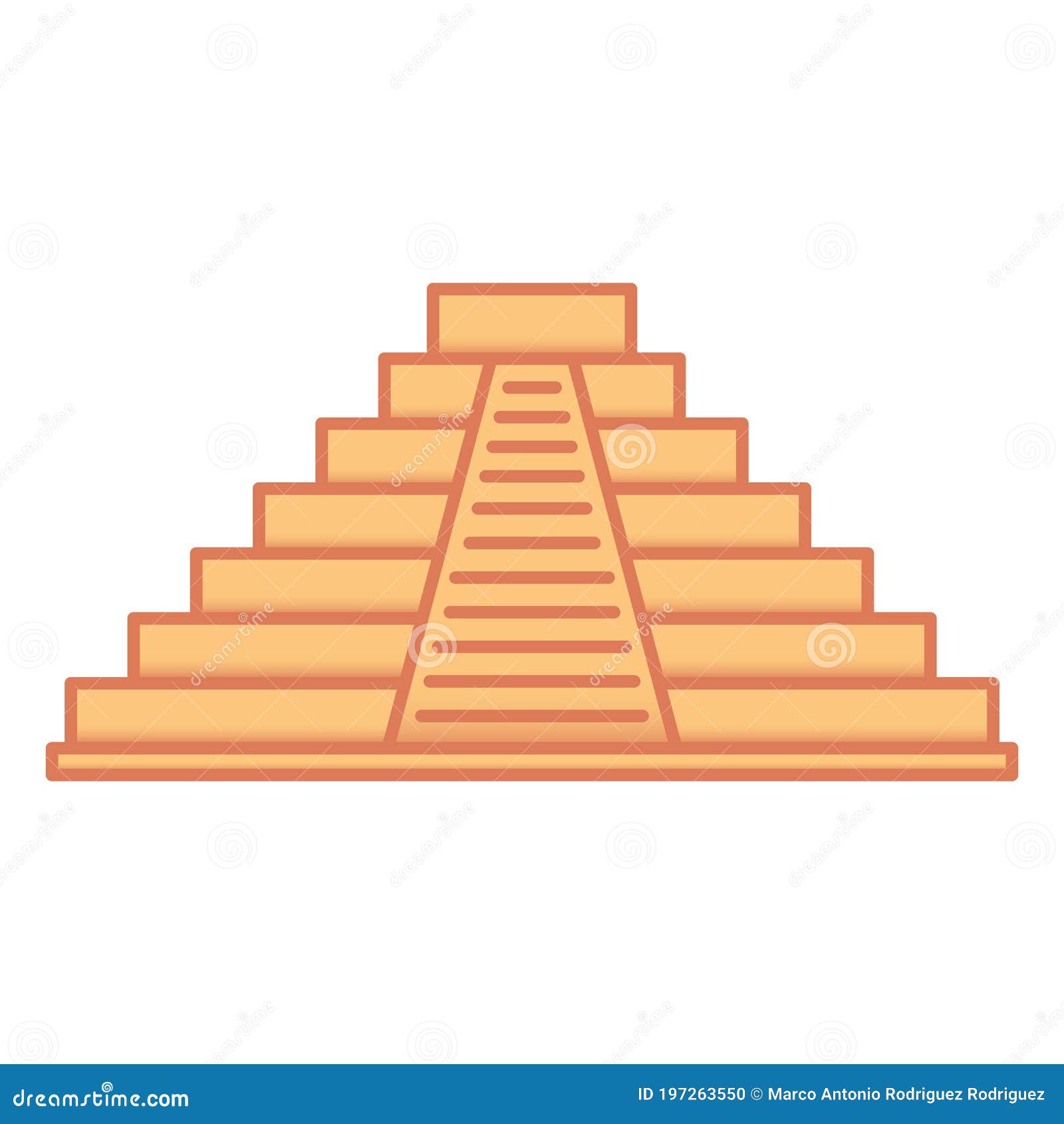 3D Isolated Pyramid Background Royalty-Free Stock Image | CartoonDealer ...