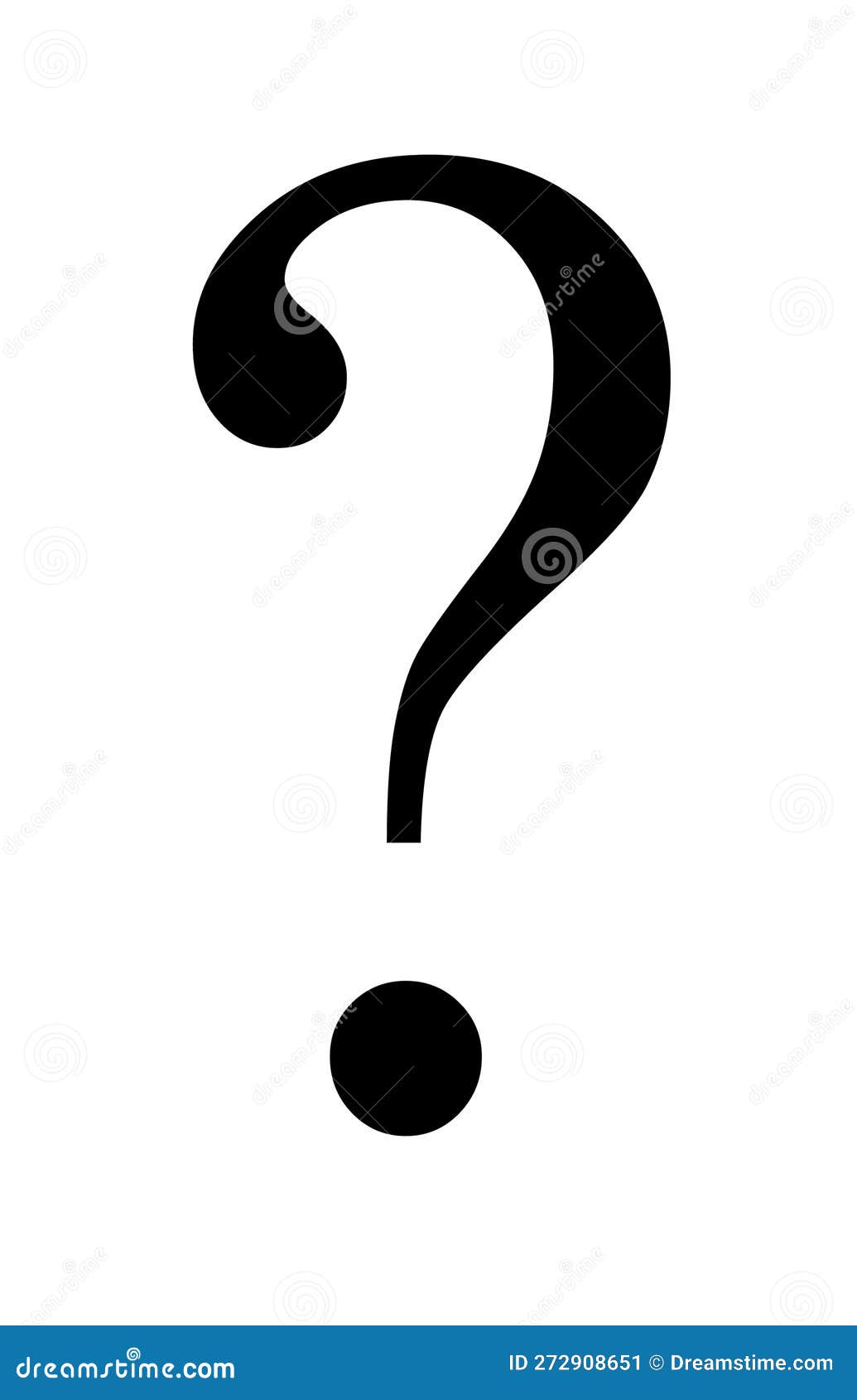 Question Mark Typographic Concept Design Stock Illustration ...