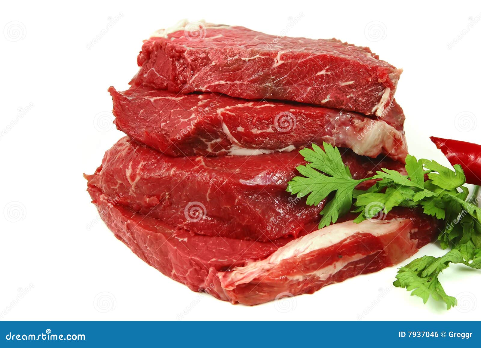 Isolated raw beef meat stock photo. Image of blood, loin - 7937046