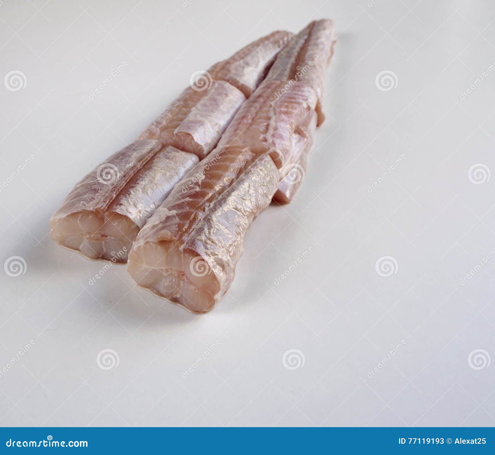 Isolated raw dogfish stock image. Image of small, meat - 77119193